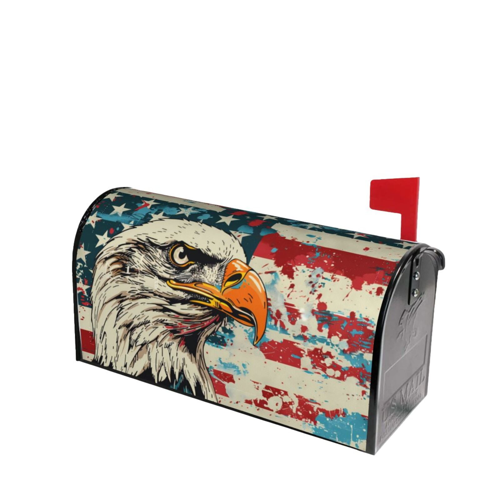Lsque Retro American Eagle Mailbox Cover Standard Size ,Magnetic ...