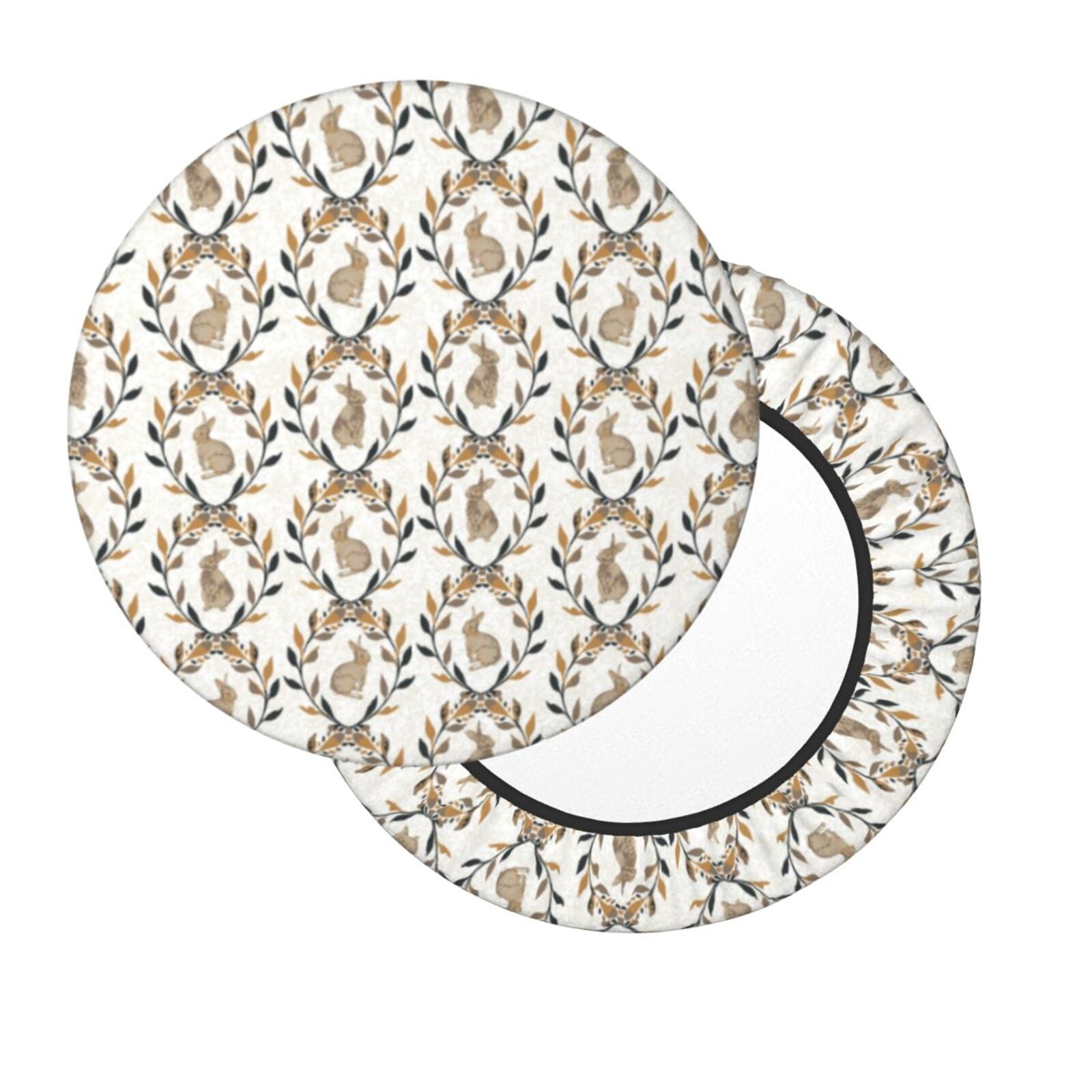 Lsque Retro Bunny Round Bar chair cushion covers Velvet Fabric Premium ...