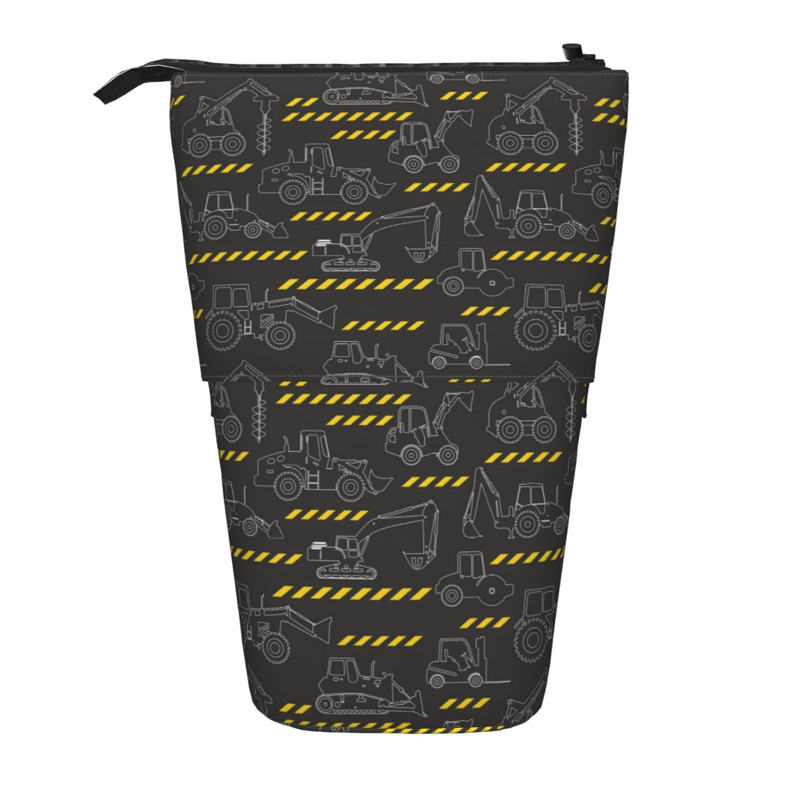 Lsque Retro Excavator Pattern Telescopic Pencil Bag Pen Holder ...