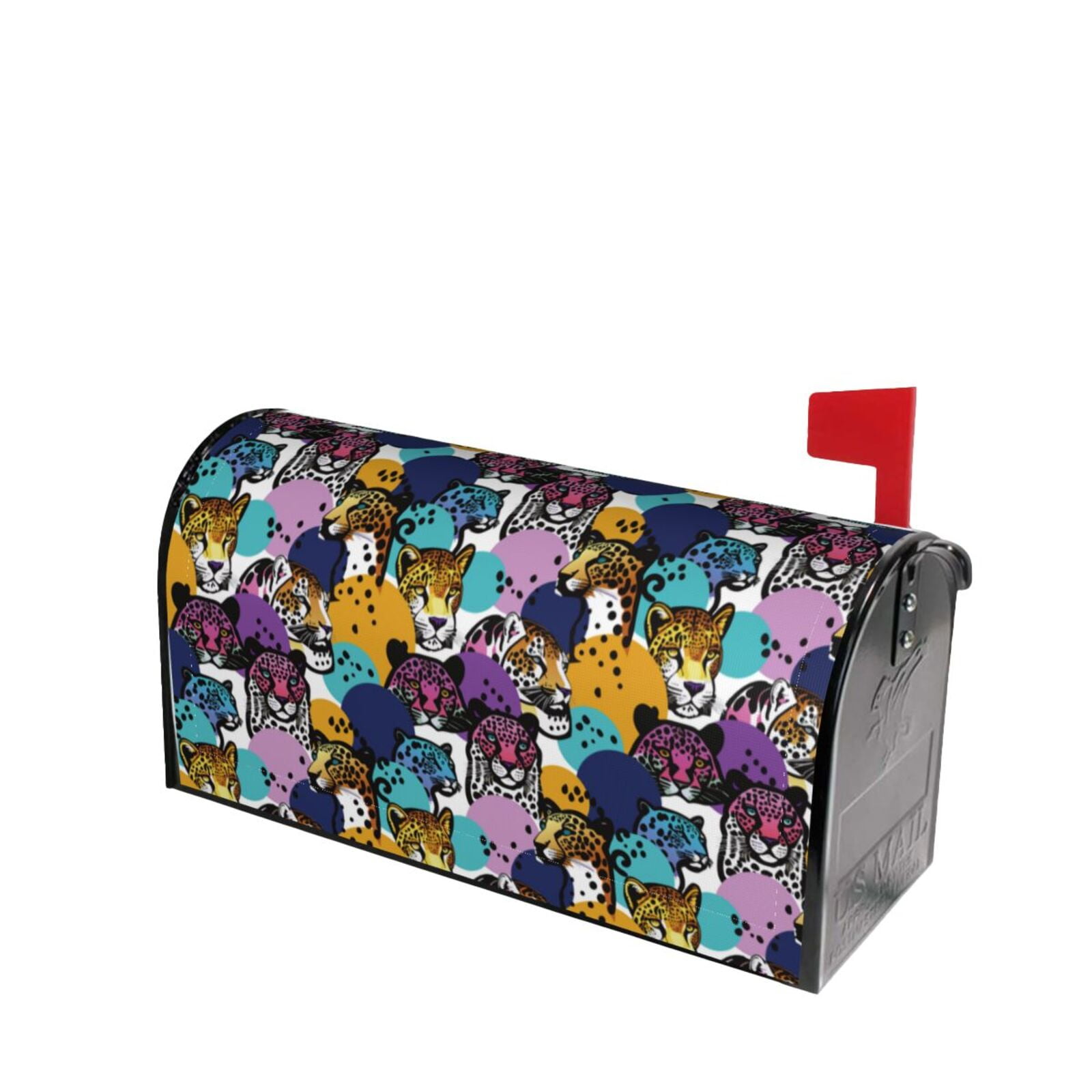 Lsque Retro Panther Mailbox Cover Standard Size ,Magnetic Mailbox ...