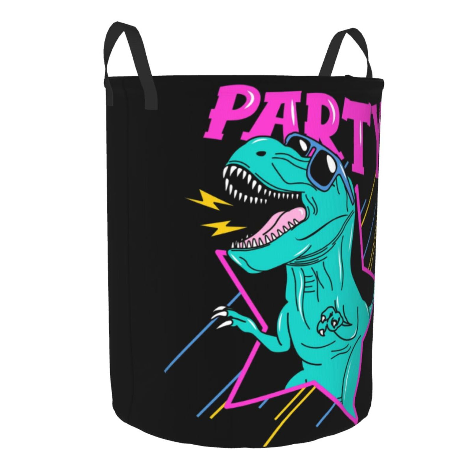 Lsque Rex Dinosaur With Sunglasses pattern Laundry Hamper Basket, Tall ...