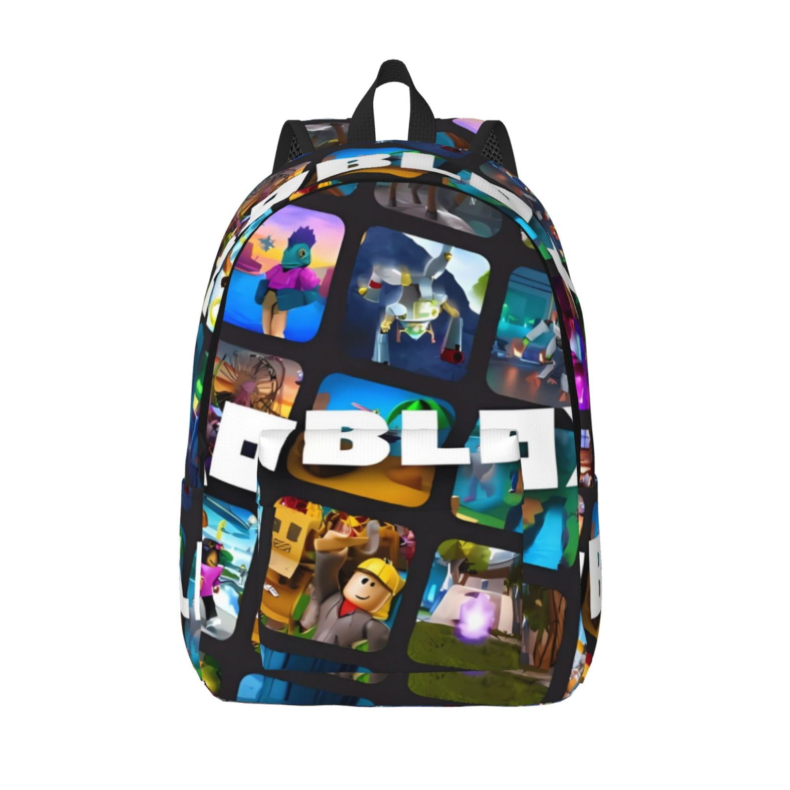 Lsque Roblox Pattern Canvas Daypack, Durable Backpack, High-quality ...