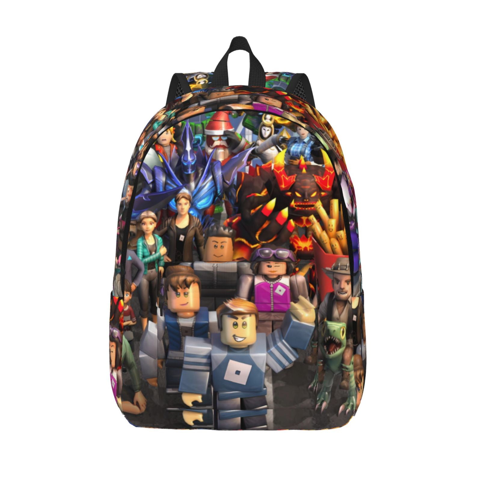 Lsque Roblox Pattern Canvas Daypack, Durable Backpack, High-quality ...