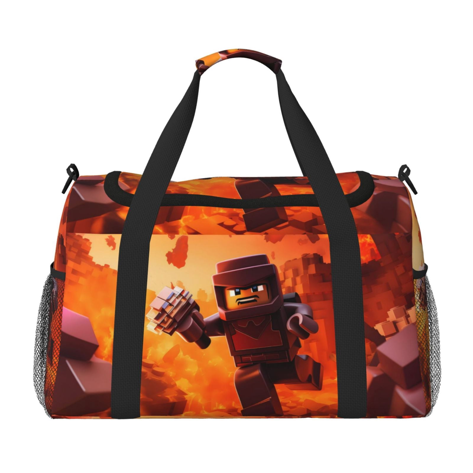 Lsque Roblox Pattern Hand Travel Bag, Weekender Carry On for Women Men ...