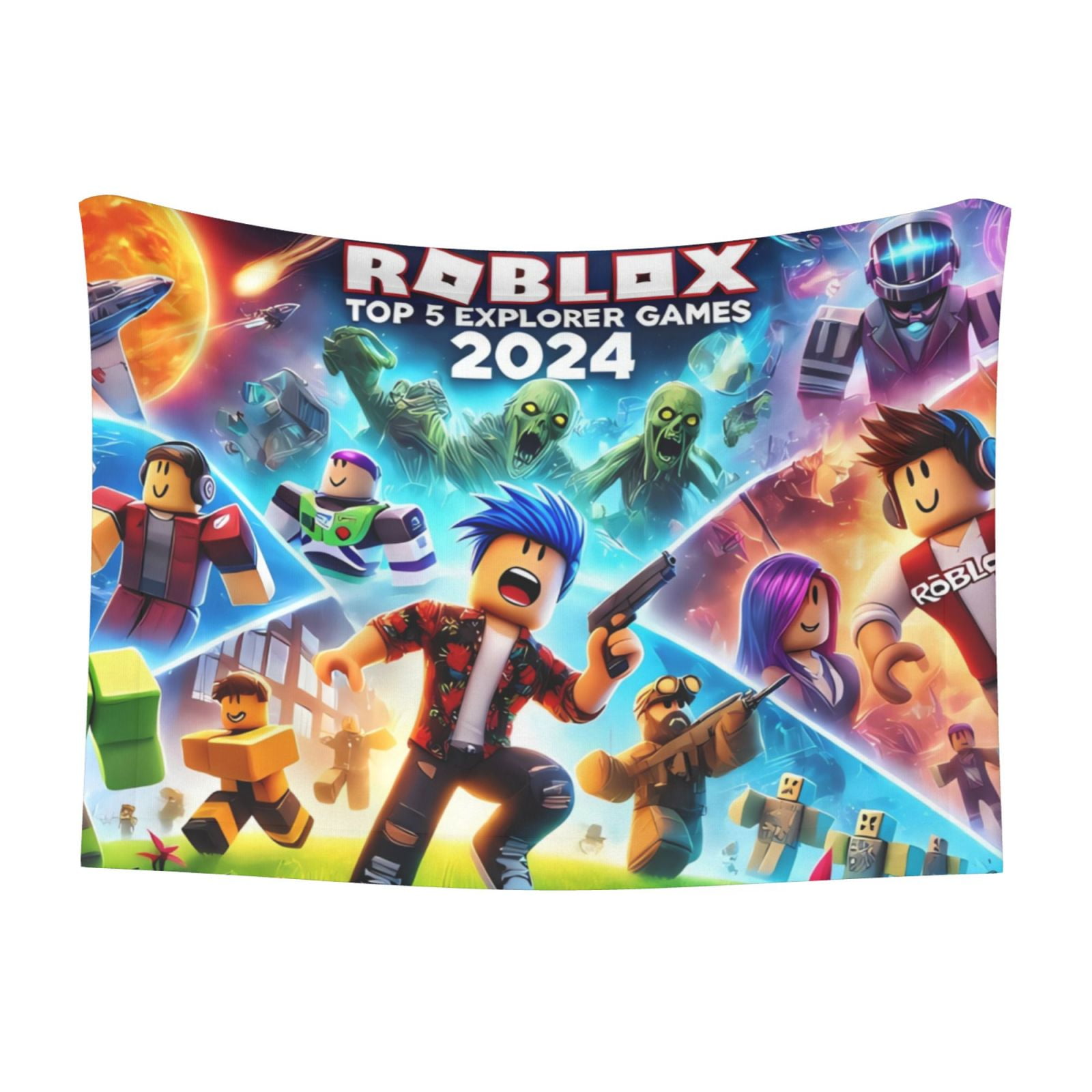 Lsque Roblox Pattern Waterproof Throw Blanket Pet Blanket for Dogs ...