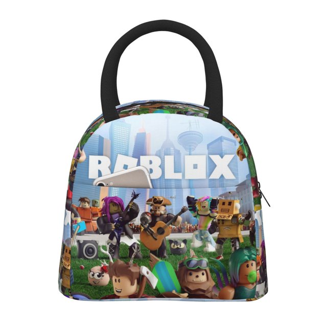 Lsque Roblox Print Lunch Bag, Insulated Lunch Box, Small Leakproof ...