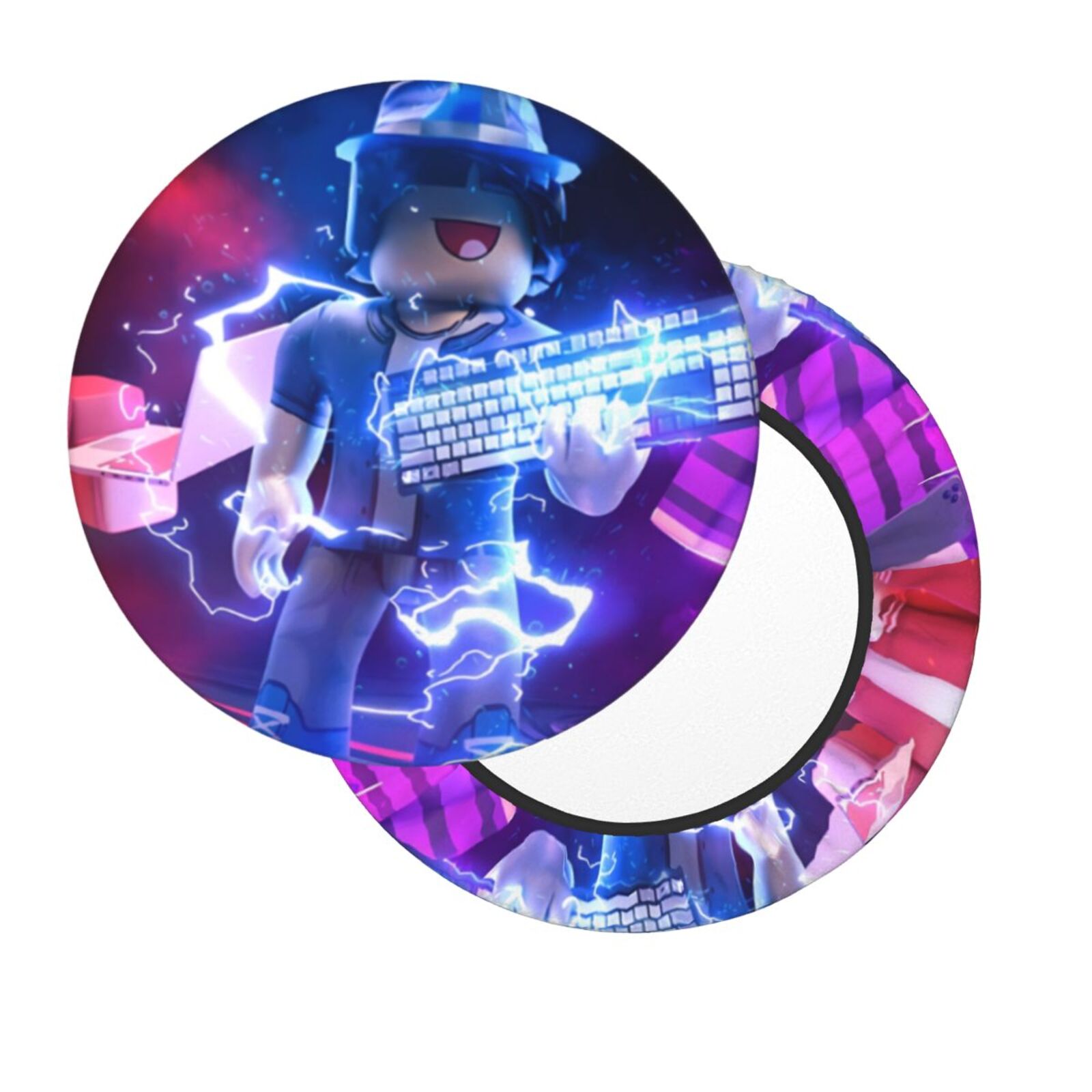 Lsque Roblox Round Bar chair cushion covers Velvet Fabric Premium ...