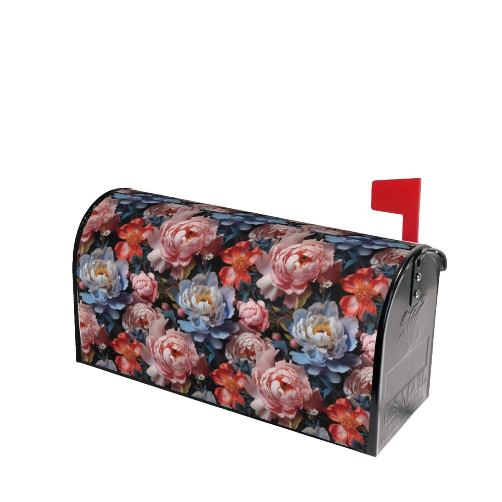 Lsque Rose Flowers Mailbox Cover Standard Size ,Magnetic Mailbox Covers ...
