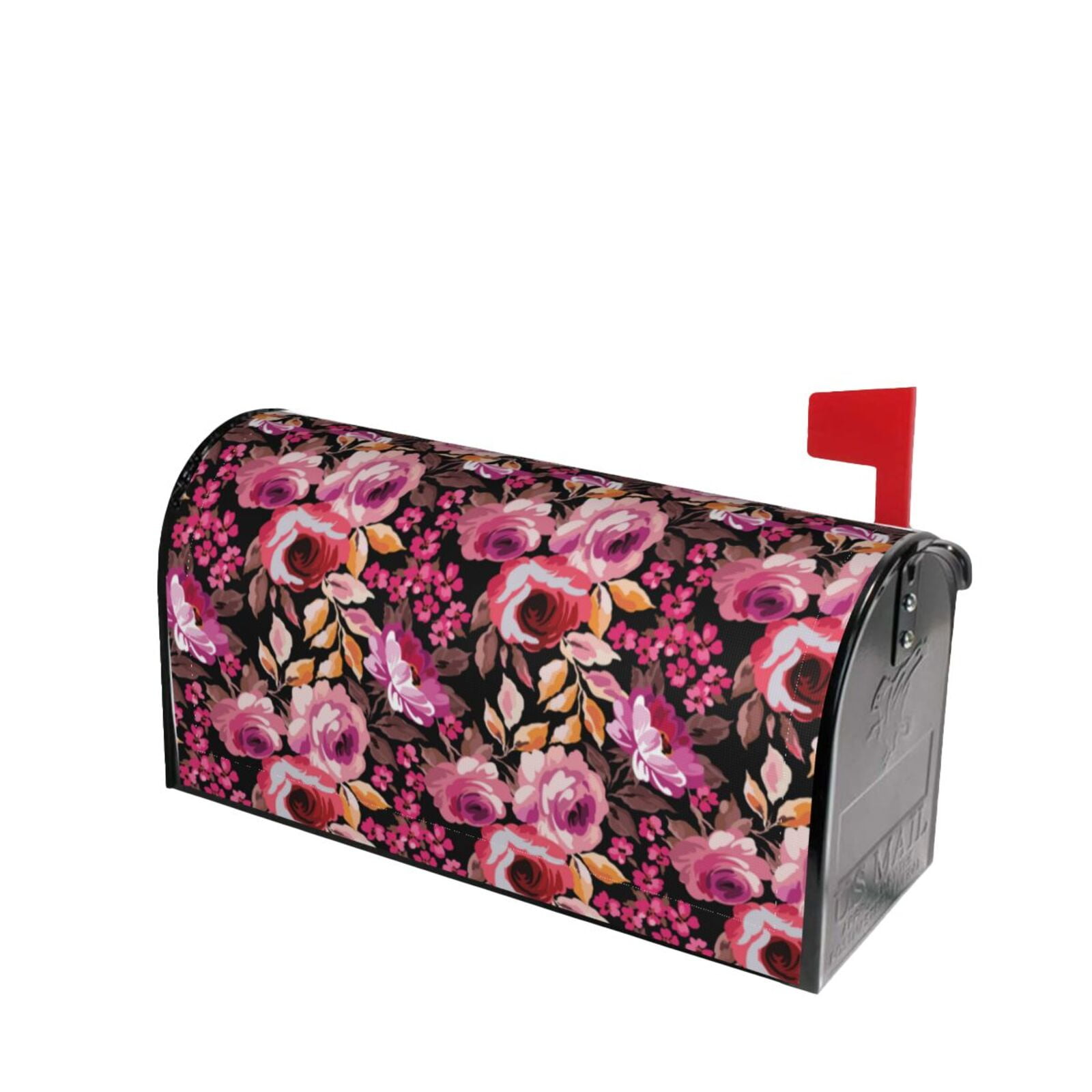 Lsque Rose Flowers Mailbox Cover Standard Size ,Magnetic Mailbox Covers ...