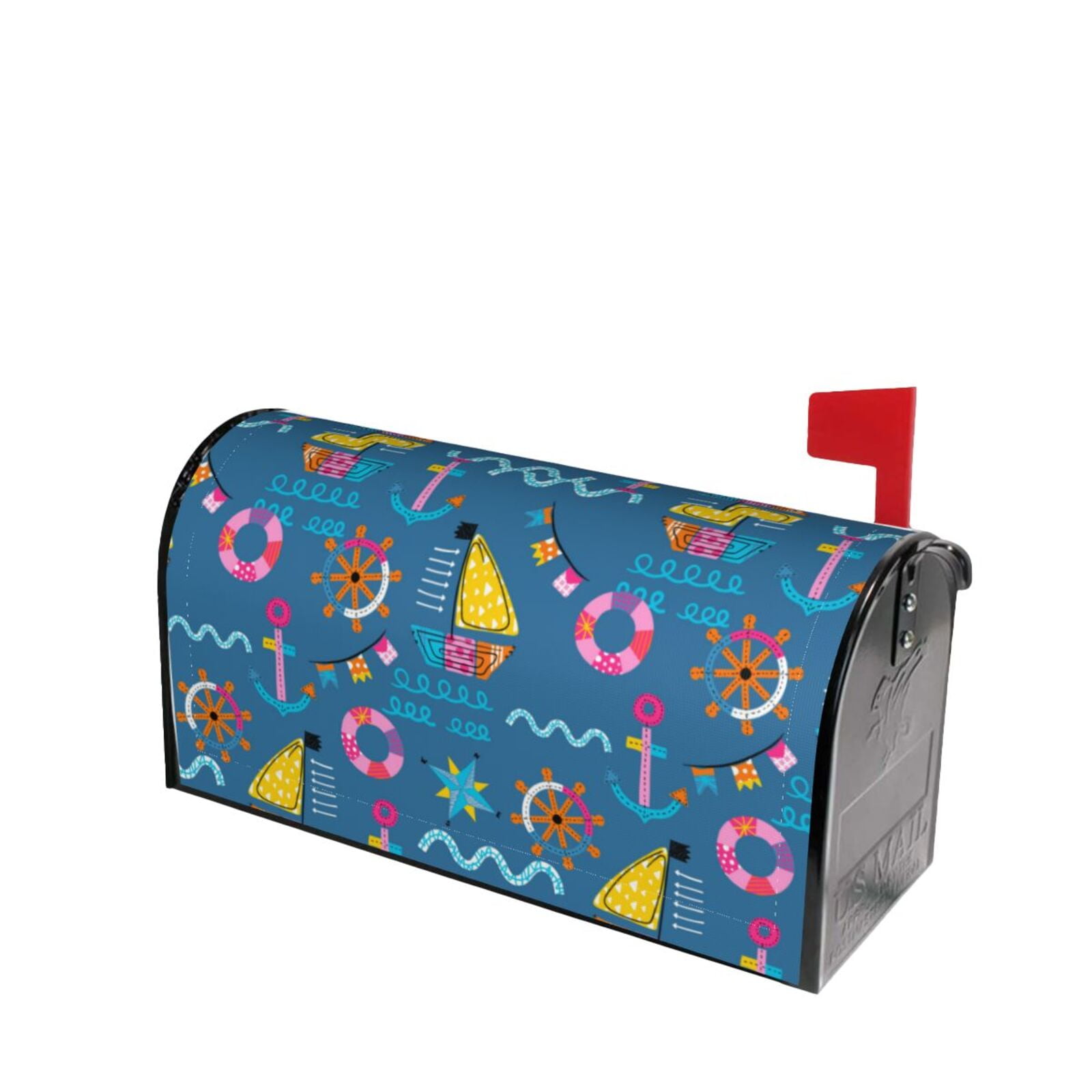 Lsque Sailboat With Sailing Mailbox Cover Standard Size ,Magnetic ...