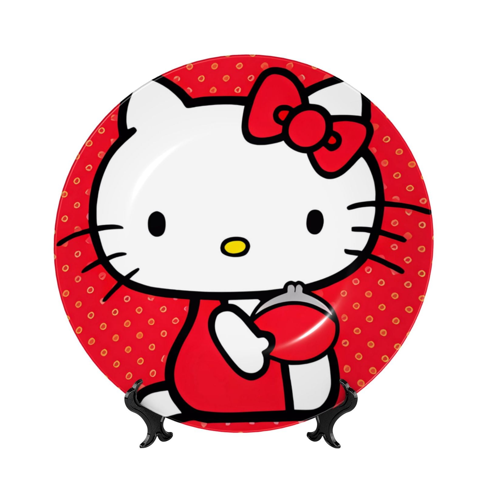 Lsque Sanrio Pattern Ceramic Decorative Plate Decorative Plates with ...