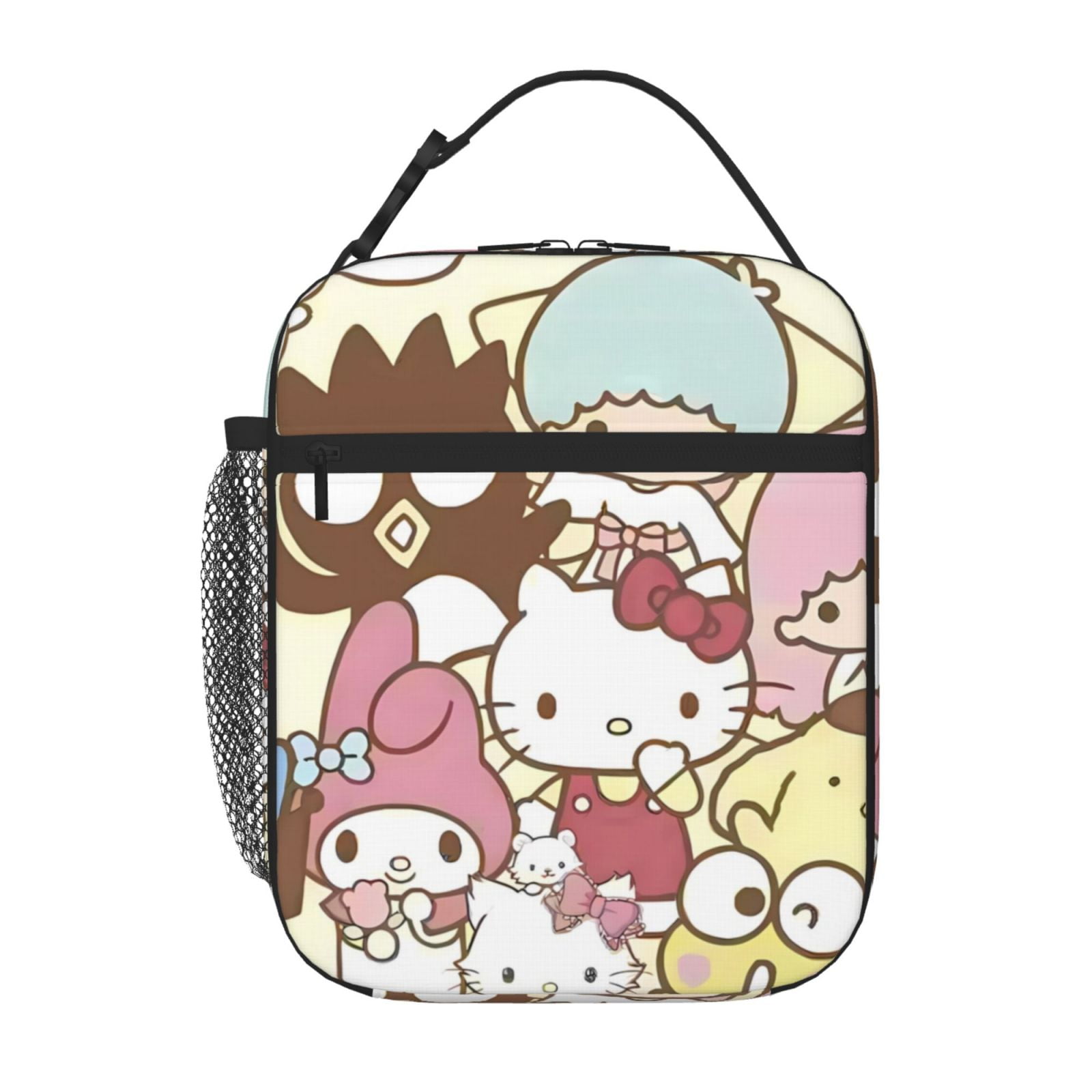Lsque Sanrio Pattern Insulated Lunch Bag – Lunch Box with Thick ...