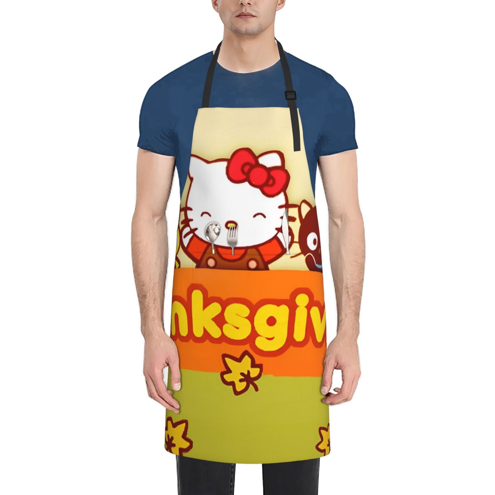 Lsque Sanrio Waterproof Apron Chef Aprons for Men Heavy Duty Chemical ...