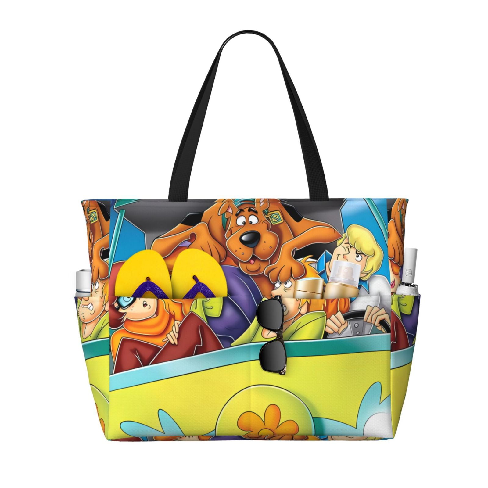 Lsque Scooby-Doo Beach Travel Bag - Water-Resistant, Large Capacity ...