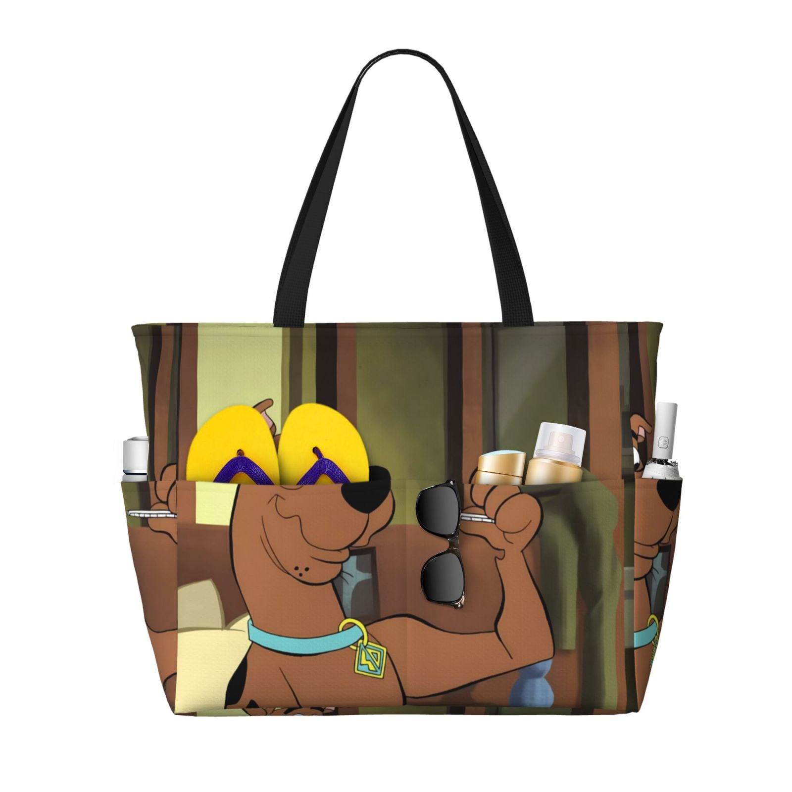 Lsque Scooby-Doo Beach Travel Bag - Water-Resistant, Large Capacity ...
