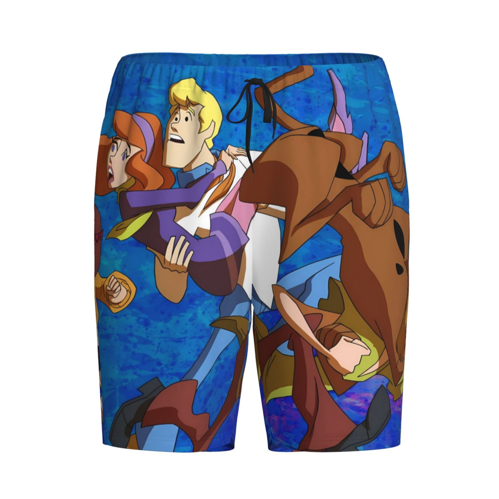 Lsque Scooby-Doo Mens Sleep Pajama Shorts,Short Pajama Pants, Cotton ...