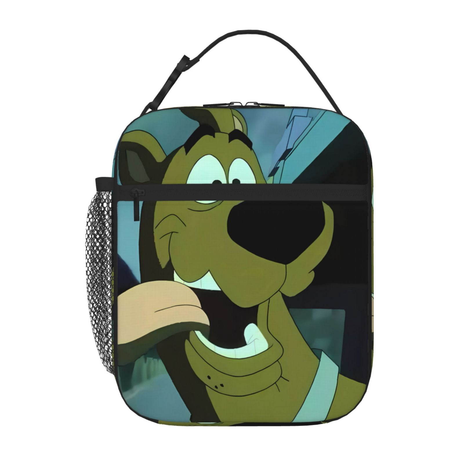 Lsque Scooby-Doo Pattern Insulated Lunch Bag – Lunch Box with Thick ...