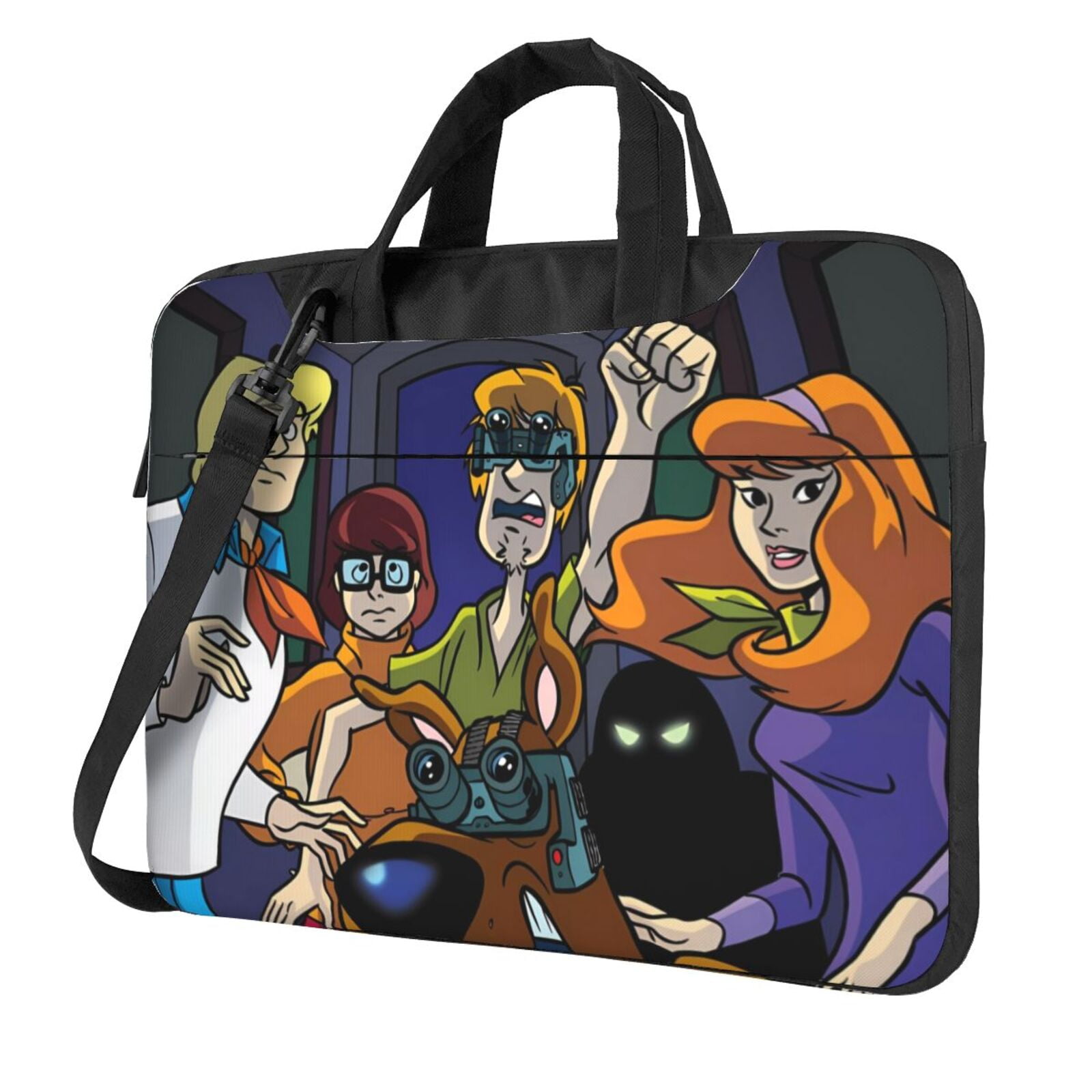 Lsque Scooby-Doo Pattern Laptop Bag – Portable & Slim Single-Shoulder ...