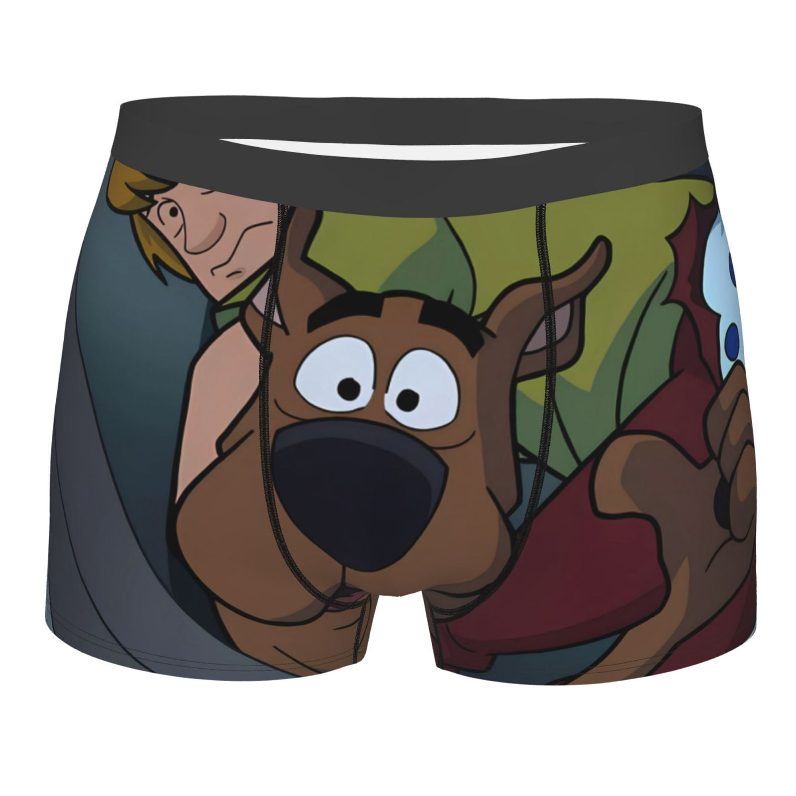 Lsque Scooby-Doo Pattern Men’s Total Support Pouch Boxer Briefs, X-Temp ...