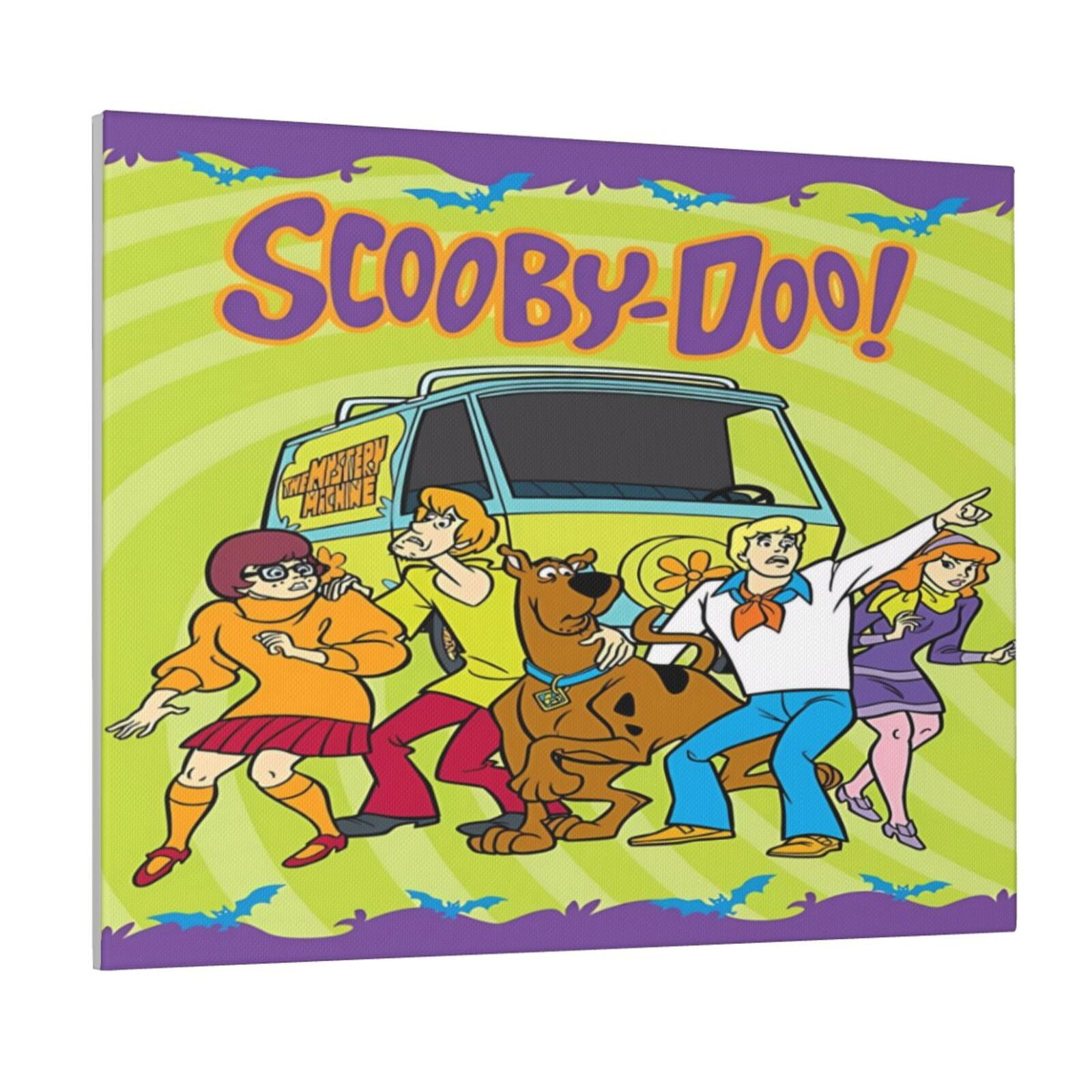 Lsque Scooby-Doo Print Wall Art – Decorative Picture for Living Room ...