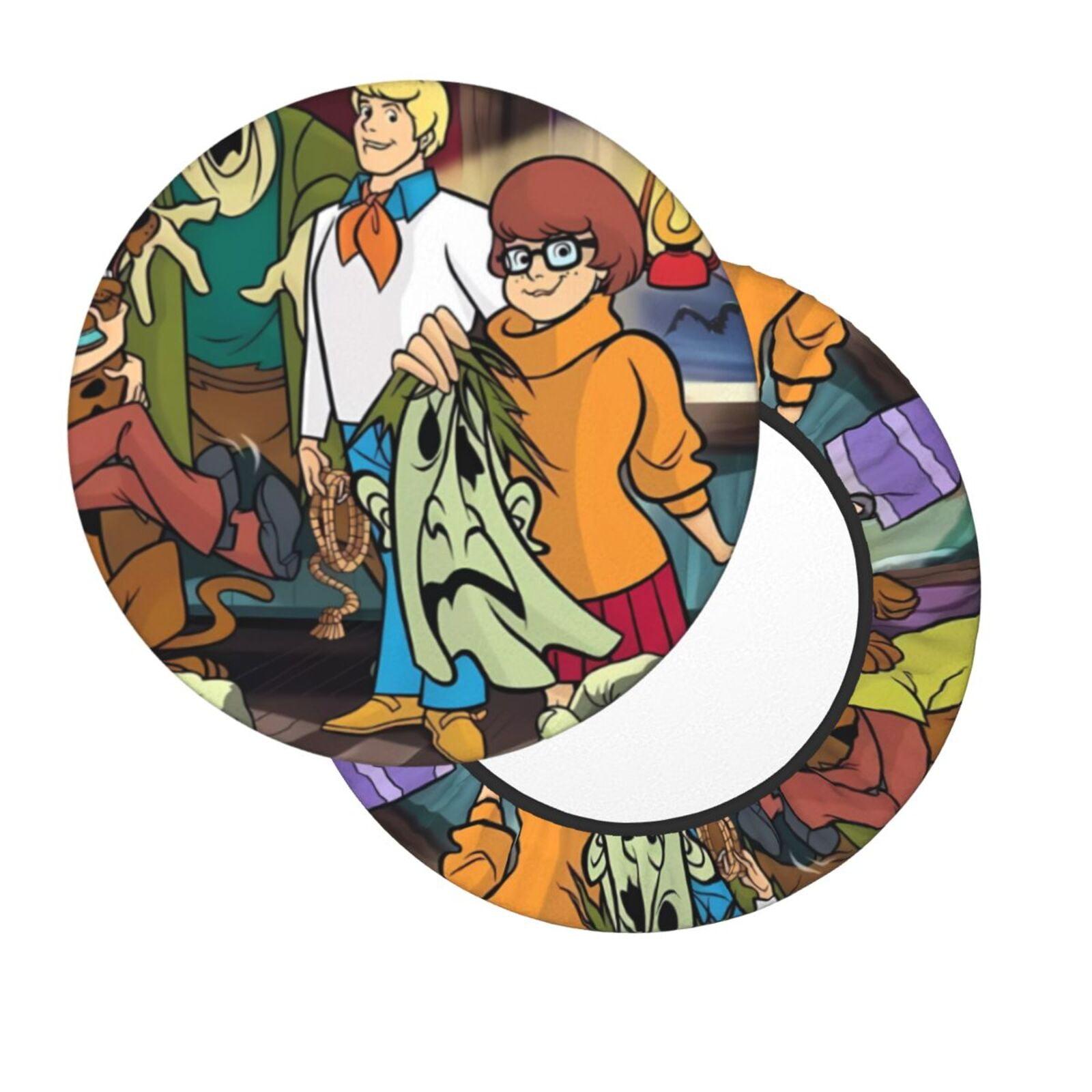 Lsque Scooby-Doo Round Bar chair cushion covers Velvet Fabric Premium ...