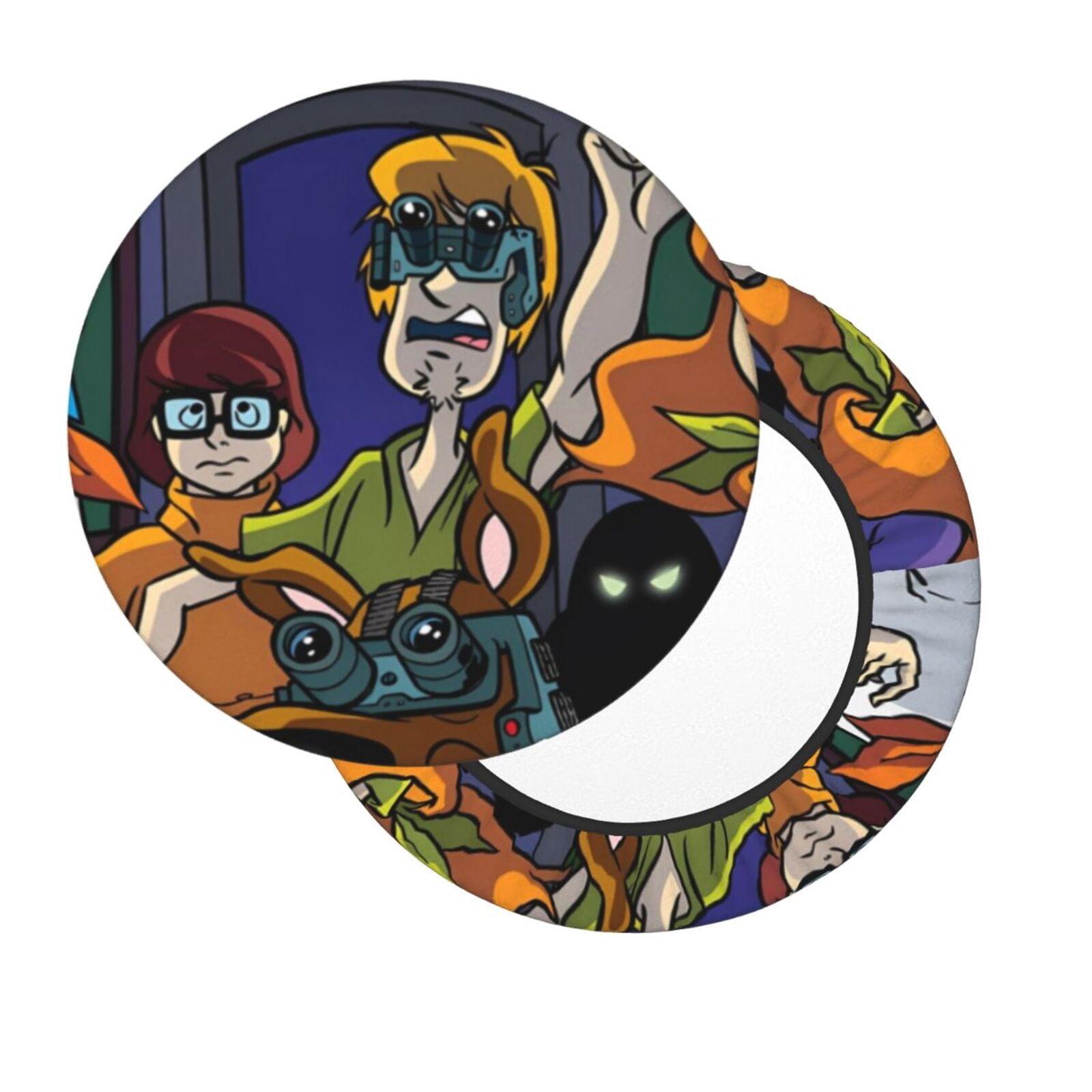 Lsque Scooby-Doo Round Bar chair cushion covers Velvet Fabric Premium ...