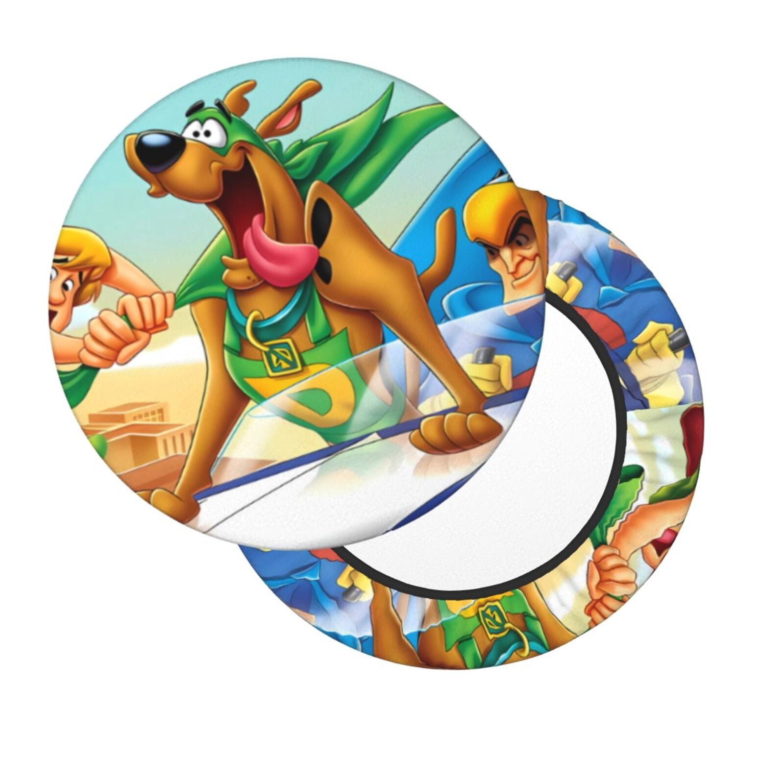 Lsque Scooby-Doo Round Bar chair cushion covers Velvet Fabric Premium ...