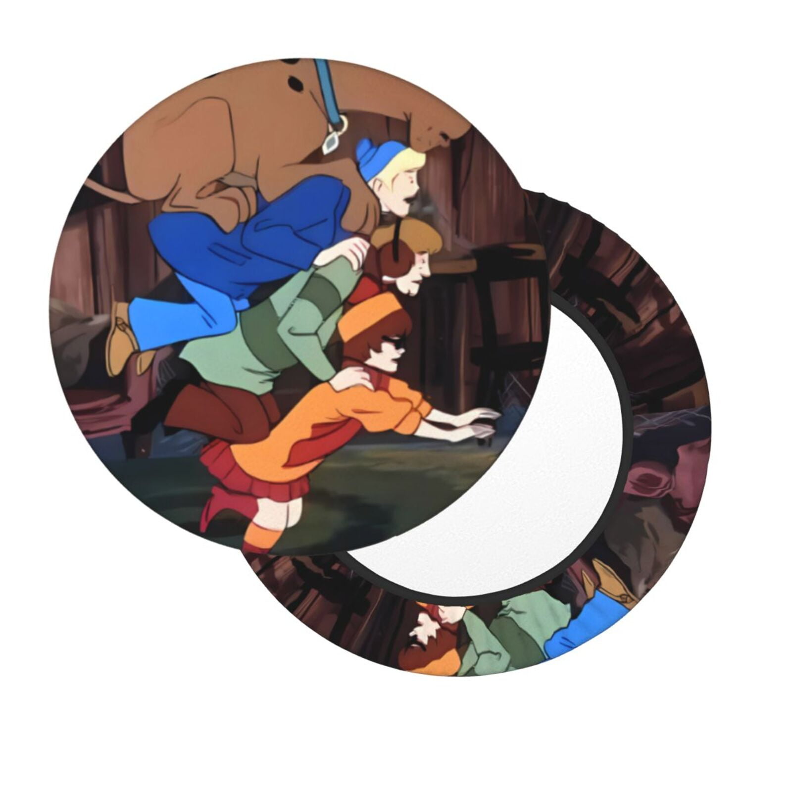 Lsque Scooby-Doo Round Bar chair cushion covers Velvet Fabric Premium ...