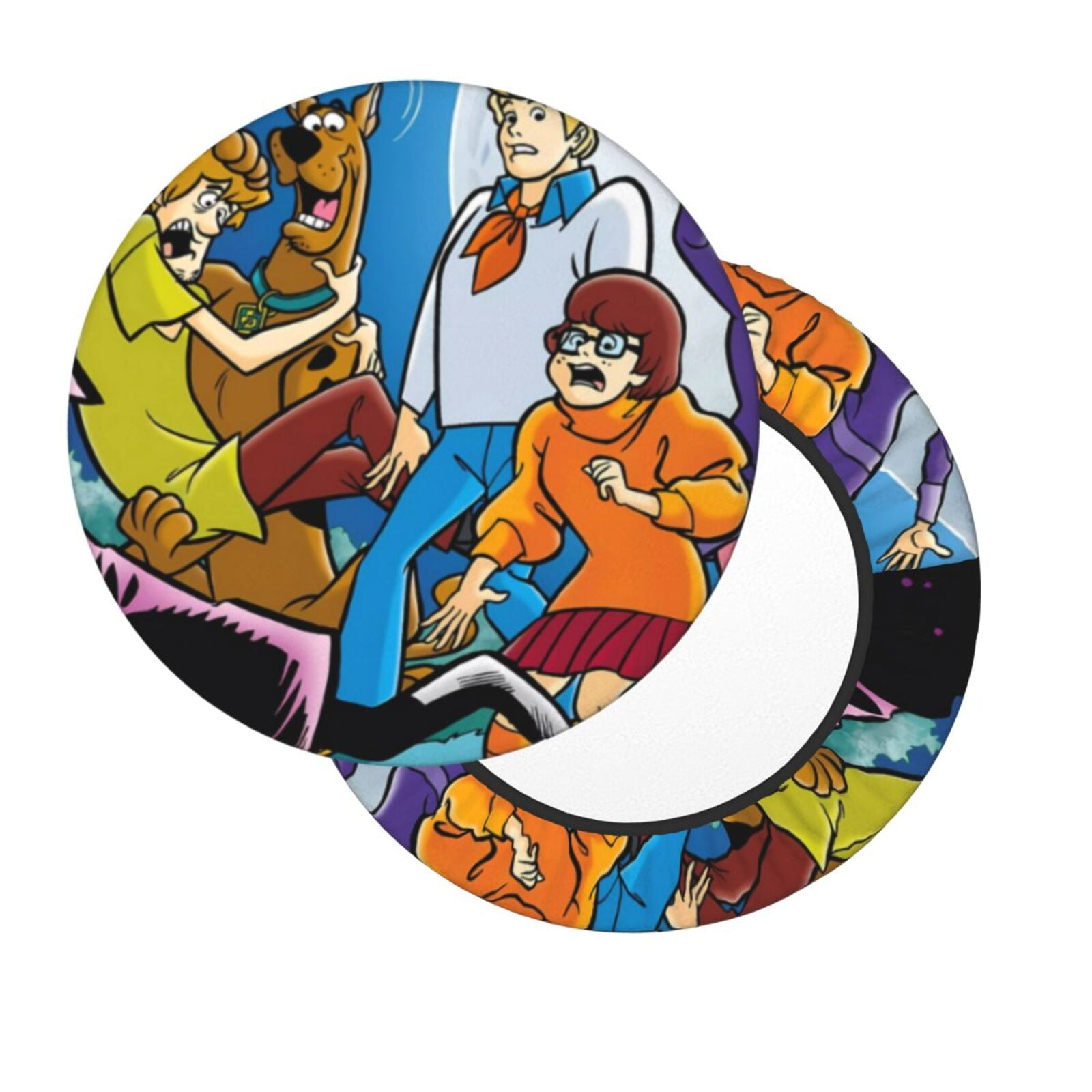 Lsque Scooby-Doo Round Bar chair cushion covers Velvet Fabric Premium ...