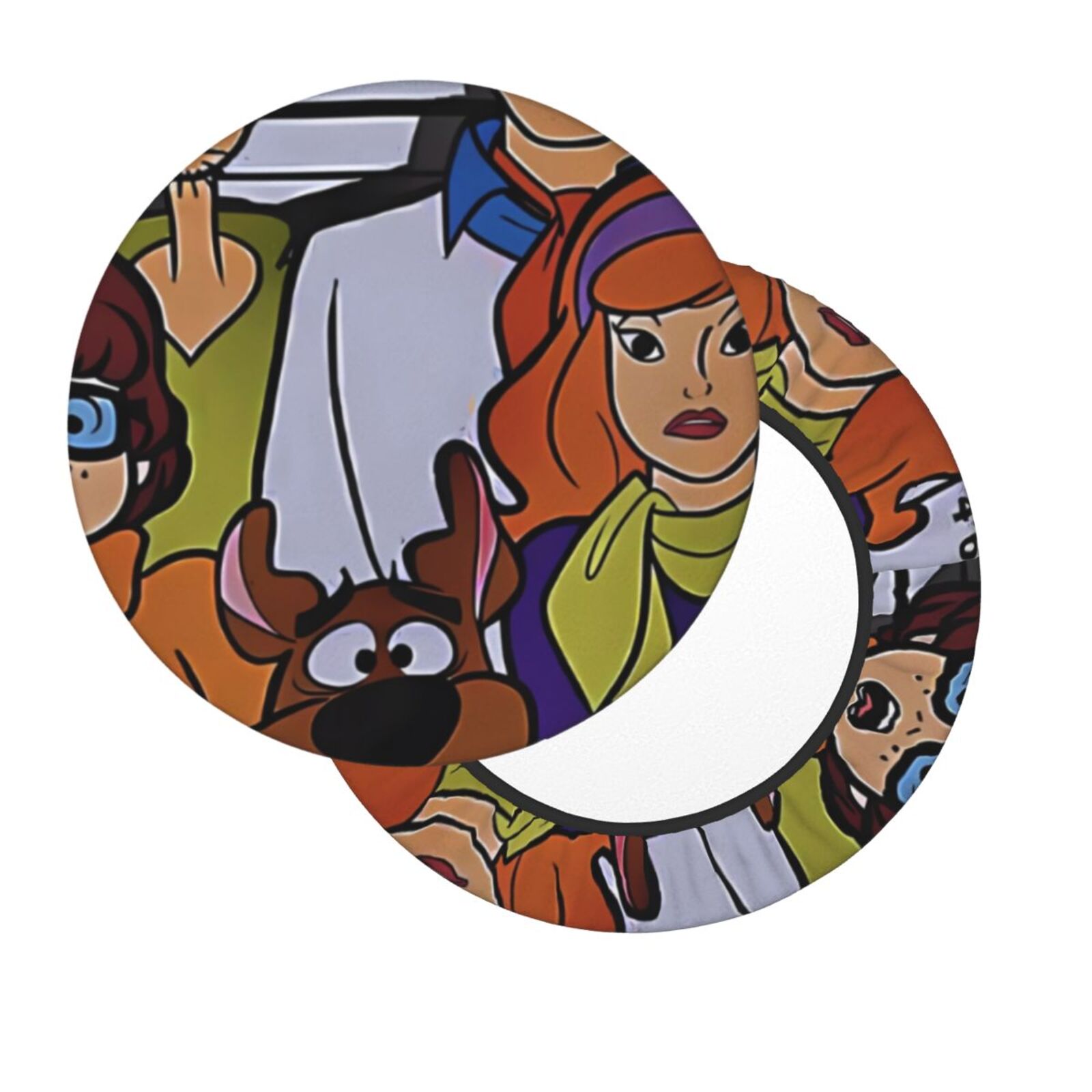 Lsque Scooby-Doo Round Bar chair cushion covers Velvet Fabric Premium ...