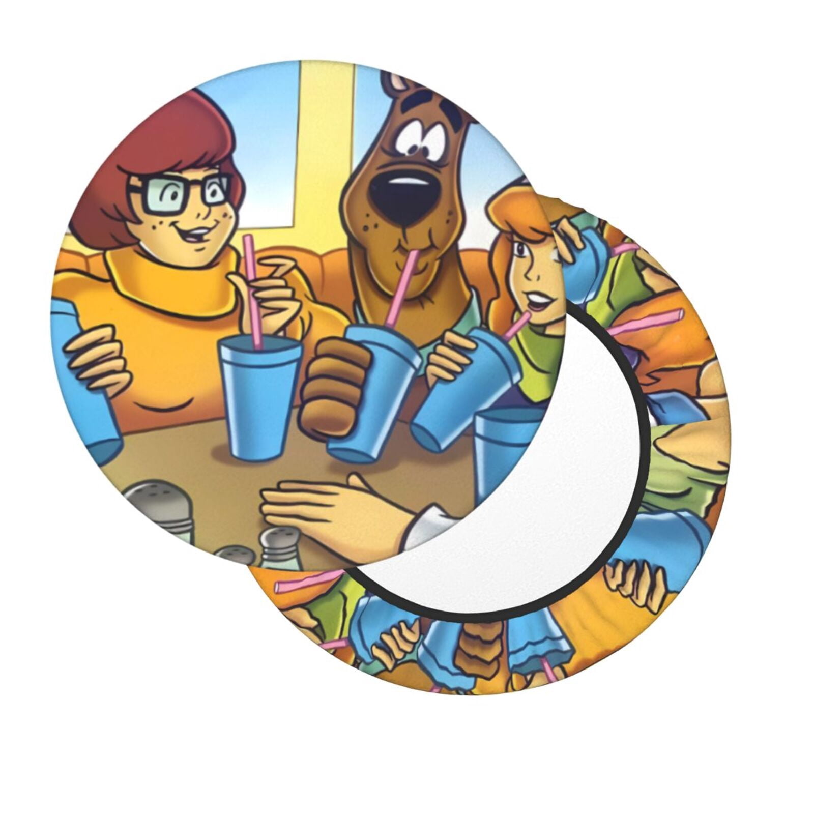 Lsque Scooby-Doo Round Bar chair cushion covers Velvet Fabric Premium ...