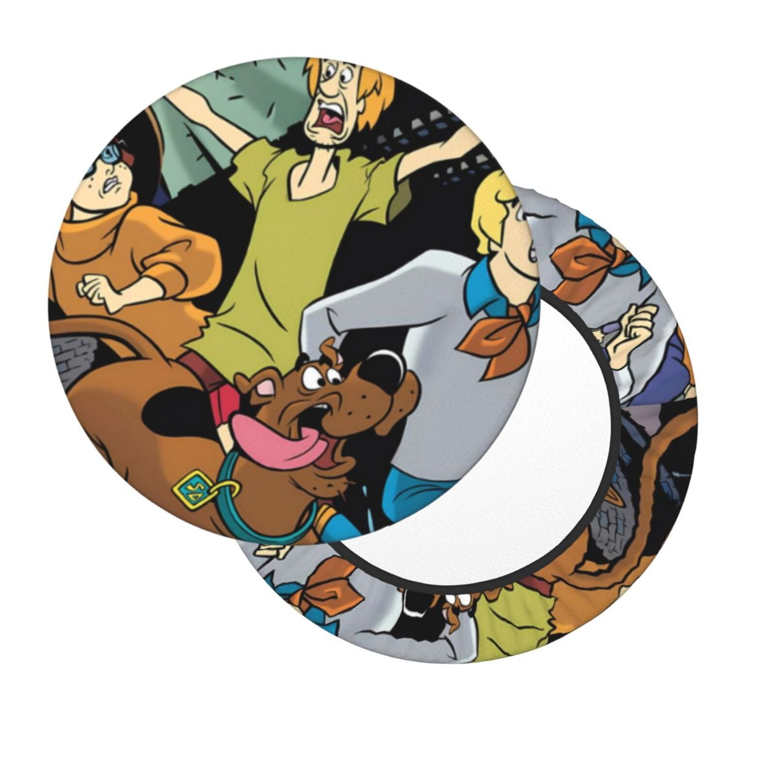 Lsque Scooby-Doo Round Bar chair cushion covers Velvet Fabric Premium ...