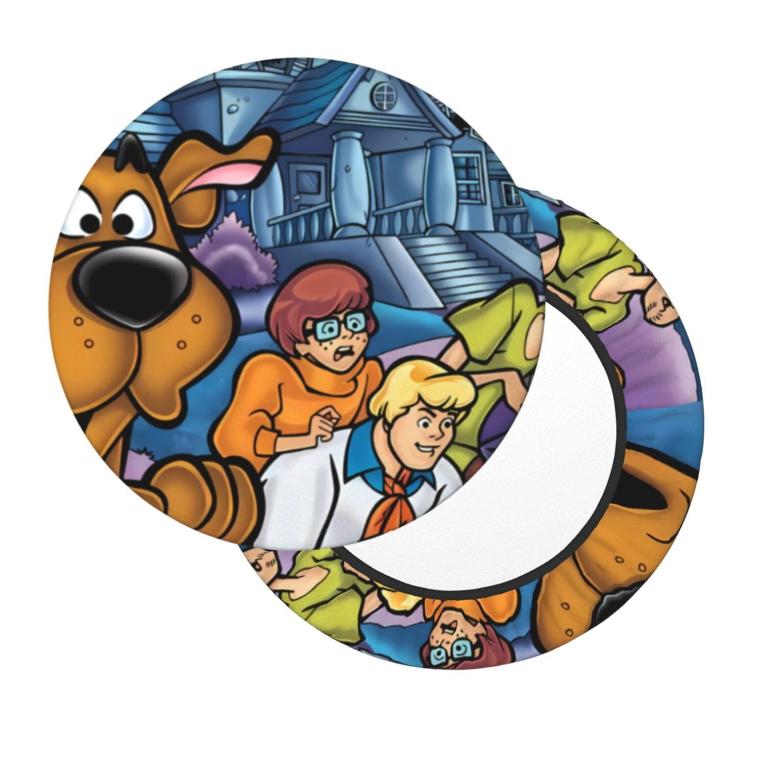Lsque Scooby-Doo Round Bar chair cushion covers Velvet Fabric Premium ...