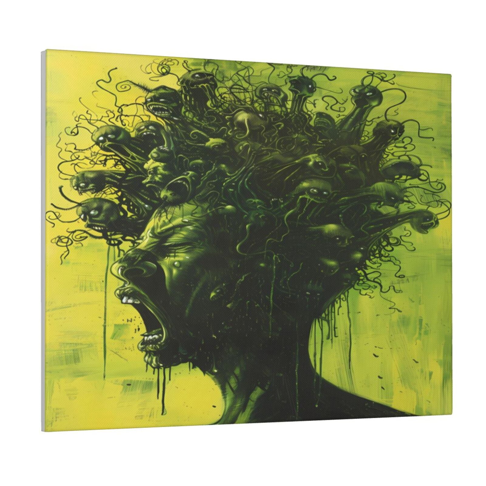 Lsque Screaming Horror Art Print Wall Art – Decorative Picture for ...