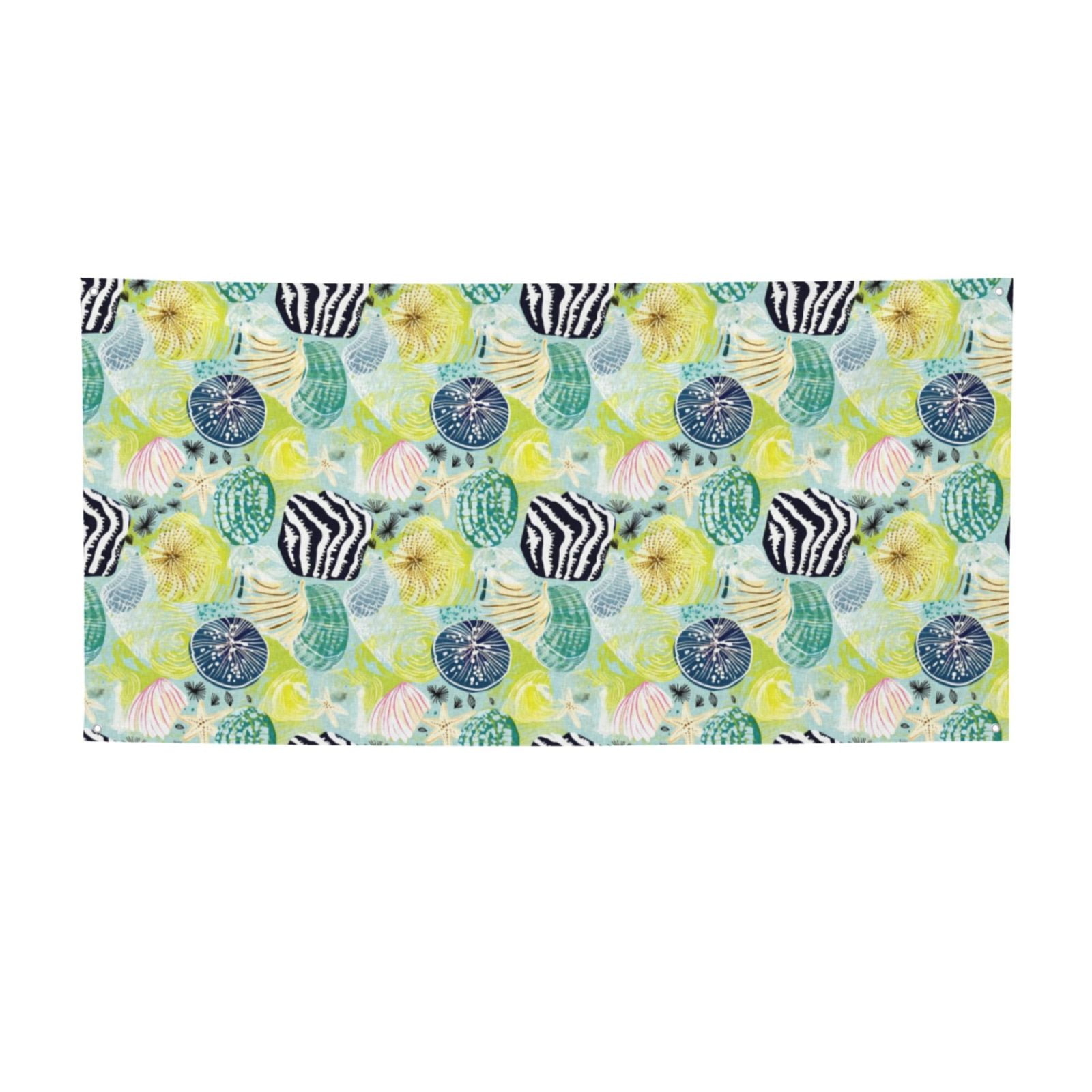 Lsque Shell Clam Pattern Party Banner, Festive Banner , Holiday ...