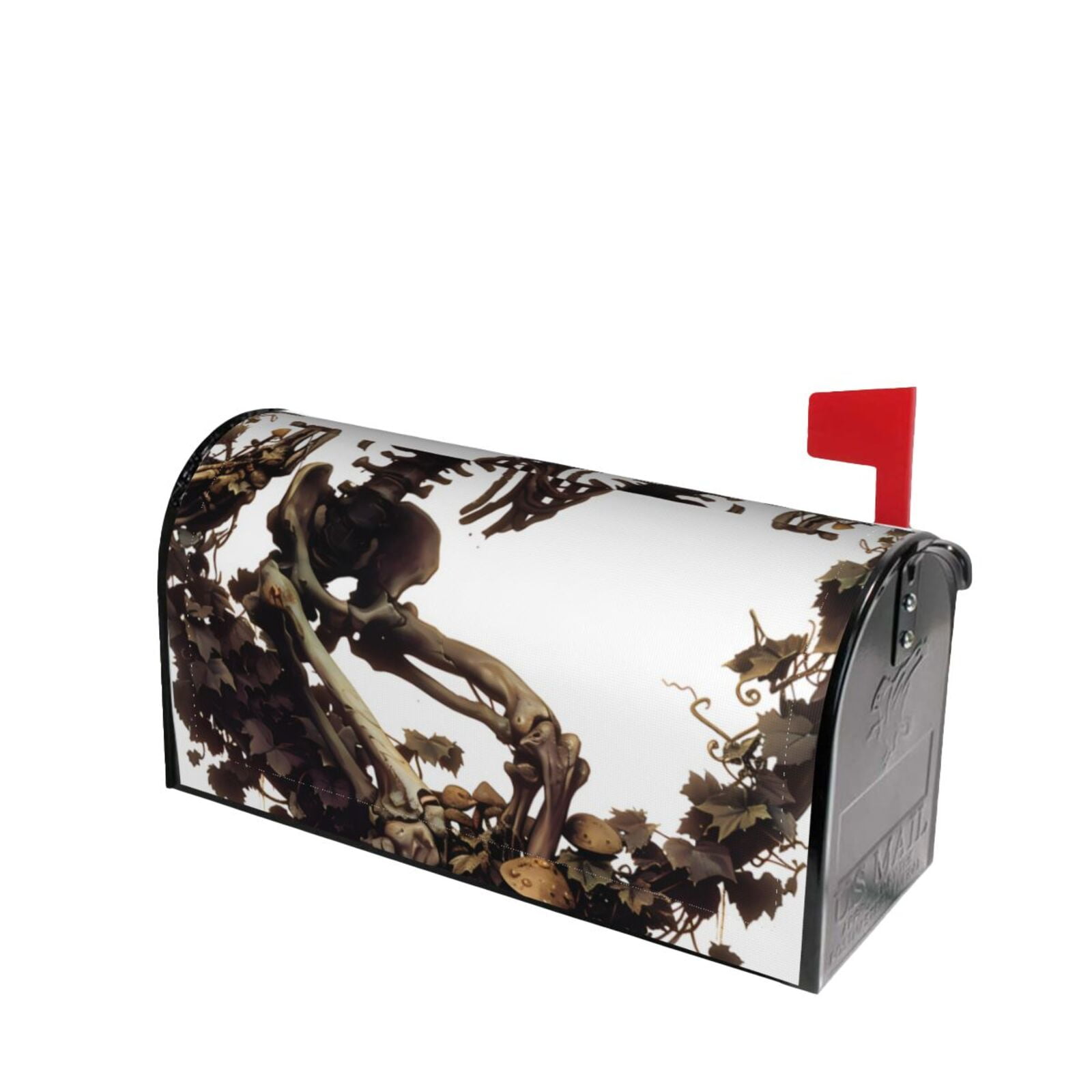 Lsque Skeleton Dance with Mushrooms Mailbox Cover Standard Size ...