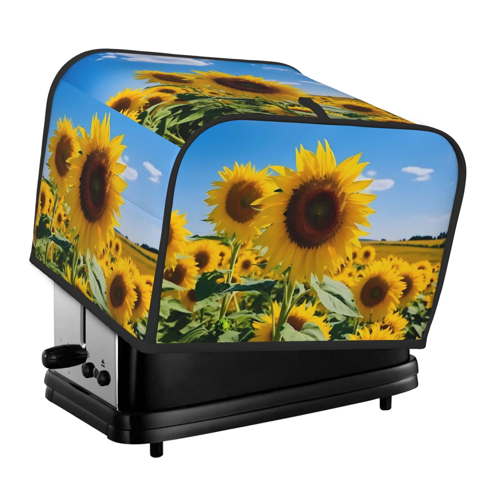 Lsque Sky Golden Sunflower Field B Print 4 Slice Toaster Cover ...
