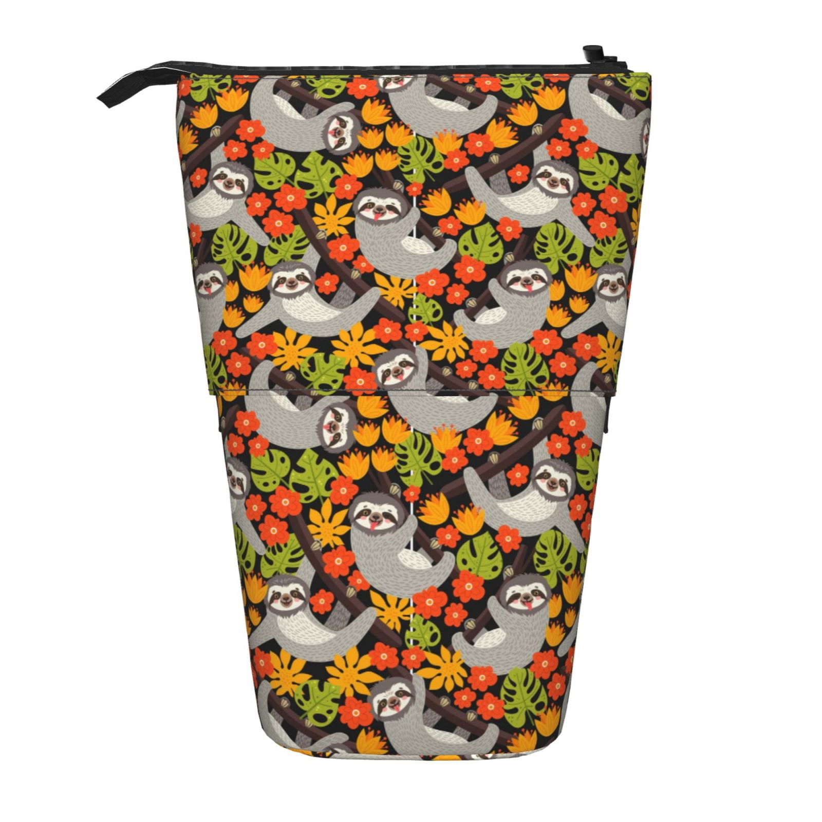 Lsque Sloth on the Branch Pattern Telescopic Pencil Bag Pen Holder ...