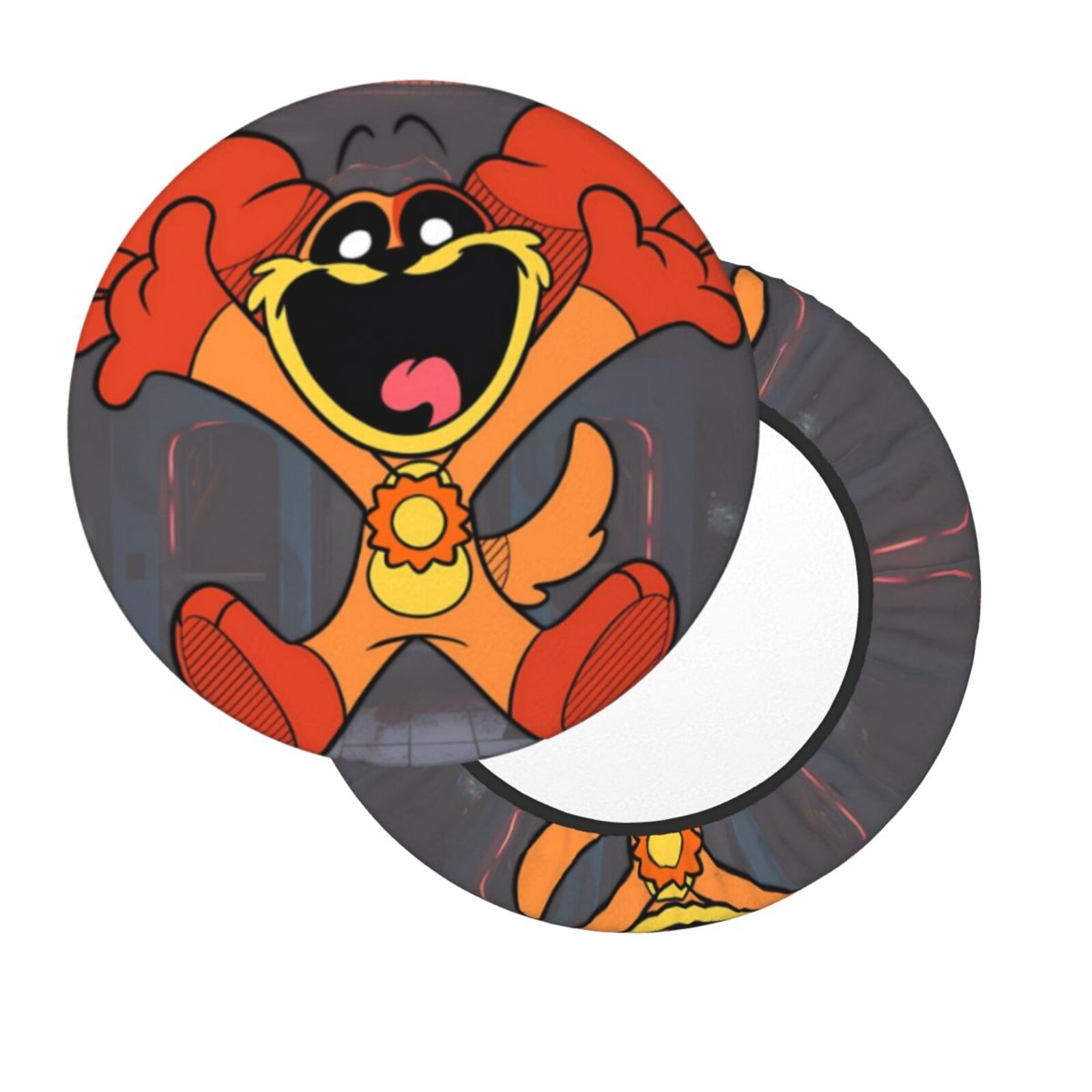 Lsque Smiling Critters Round Bar chair cushion covers Velvet Fabric ...