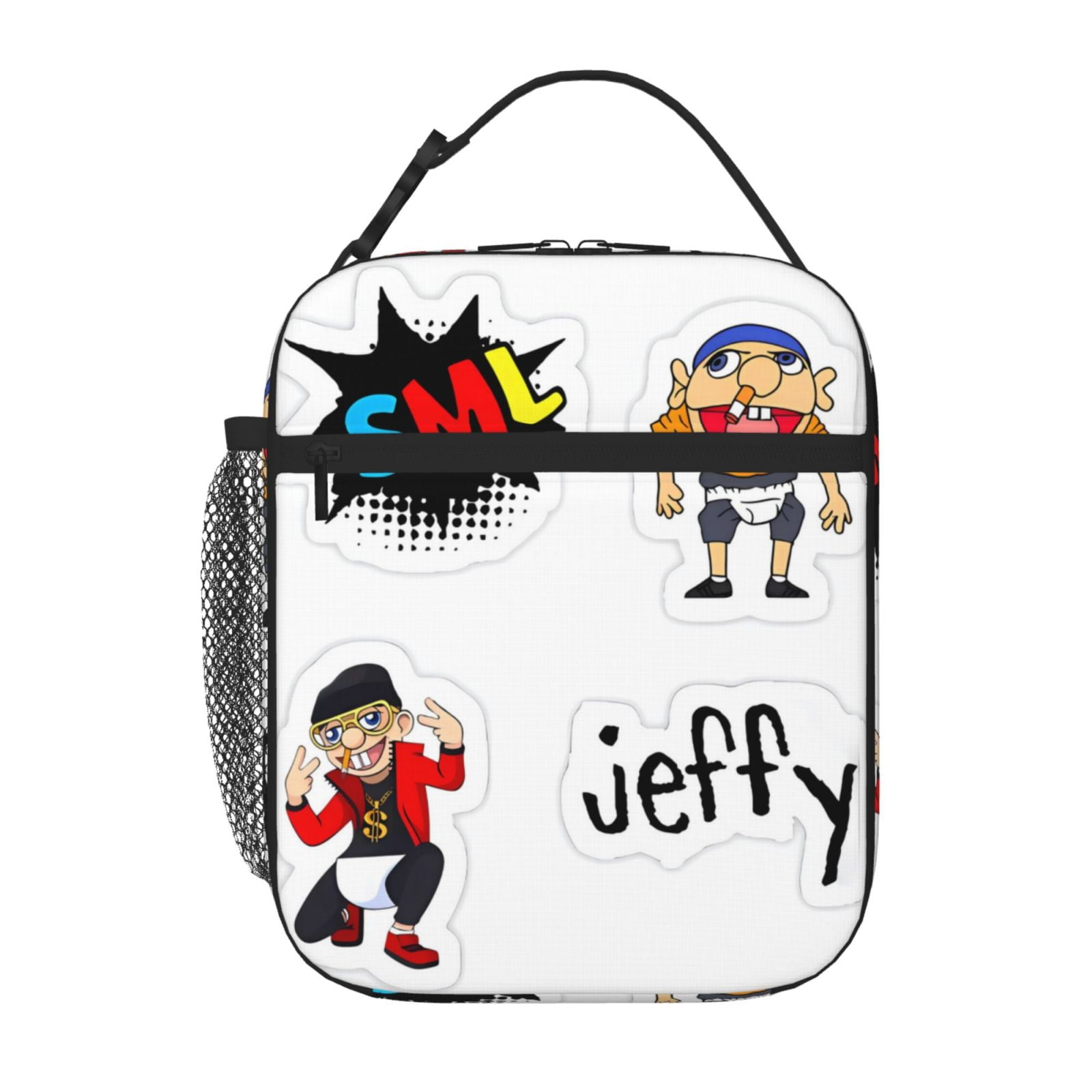 Lsque Sml Jeffy Pattern Insulated Lunch Bag – Lunch Box with Thick ...