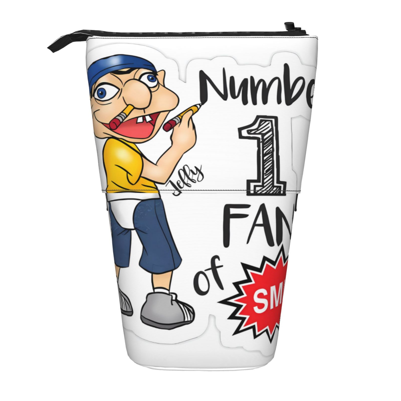 Lsque Sml Jeffy Pattern Telescopic Pencil Bag Pen Holder Stationery ...