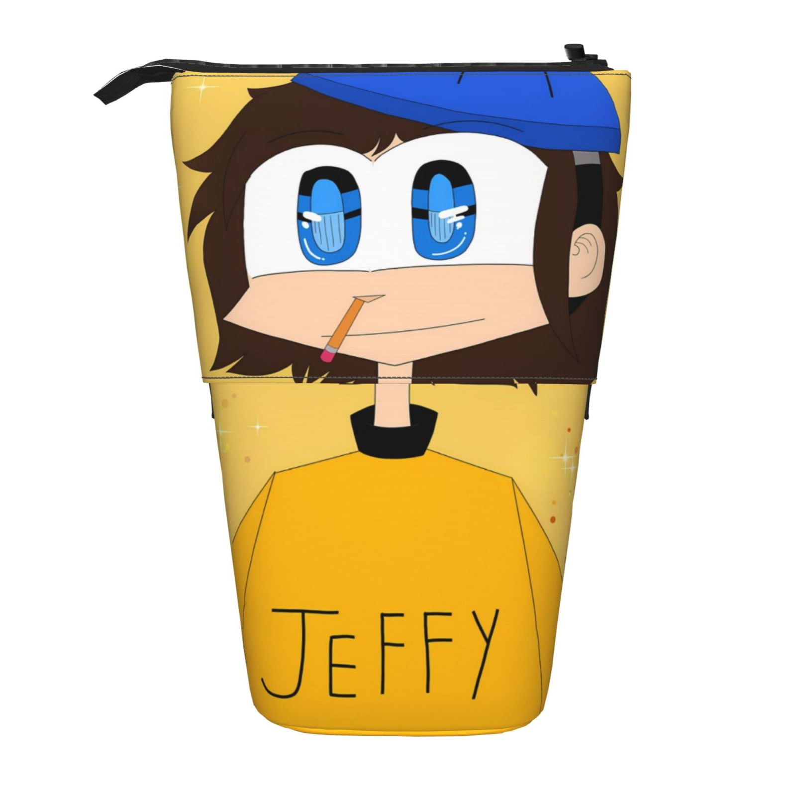 Lsque Sml Jeffy Pattern Telescopic Pencil Bag Pen Holder Stationery ...