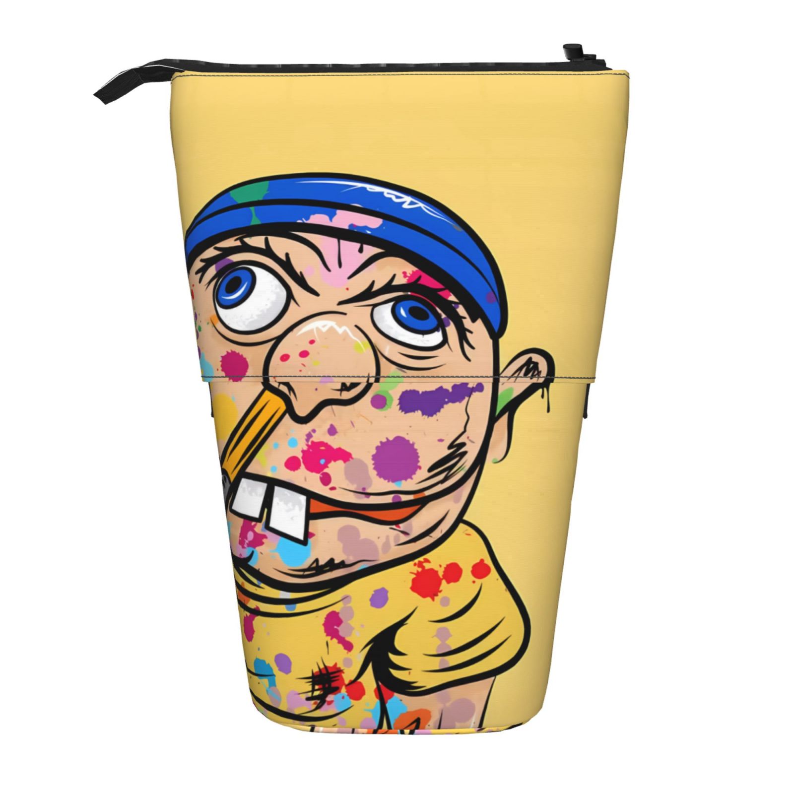 Lsque Sml Jeffy Pattern Telescopic Pencil Bag Pen Holder Stationery ...