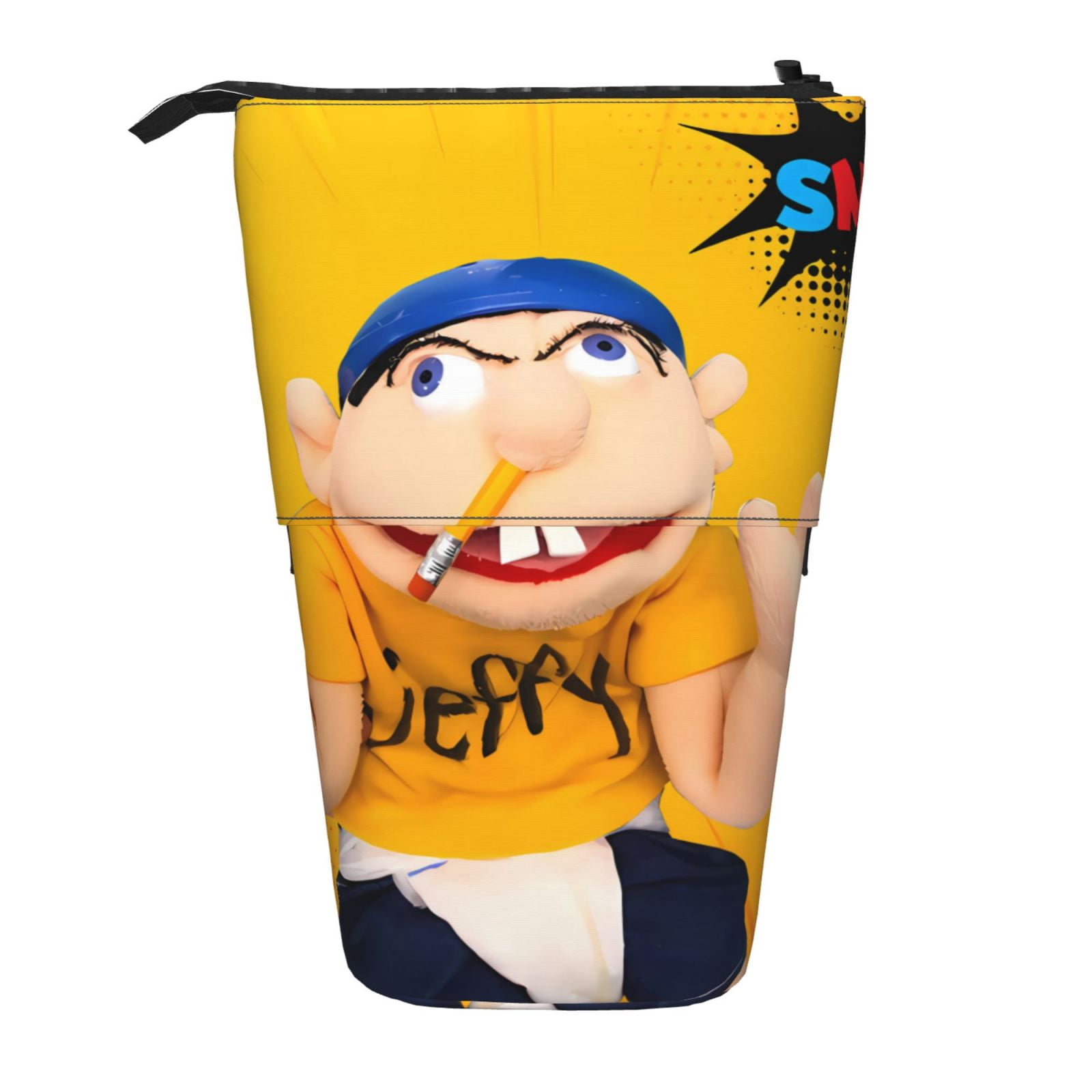 Lsque Sml Jeffy Pattern Telescopic Pencil Bag Pen Holder Stationery ...