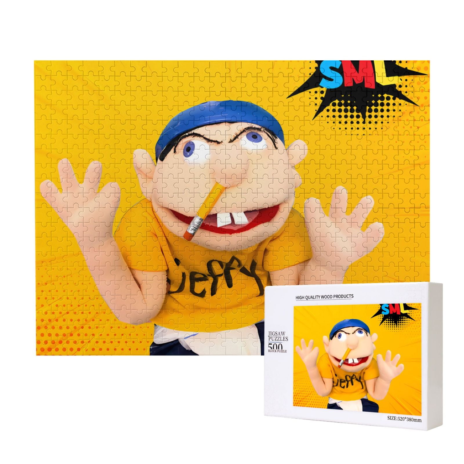 Lsque Sml Jeffy Pattern Wooden Picture Puzzle ,500 Piece Jigsaw Puzzle ...