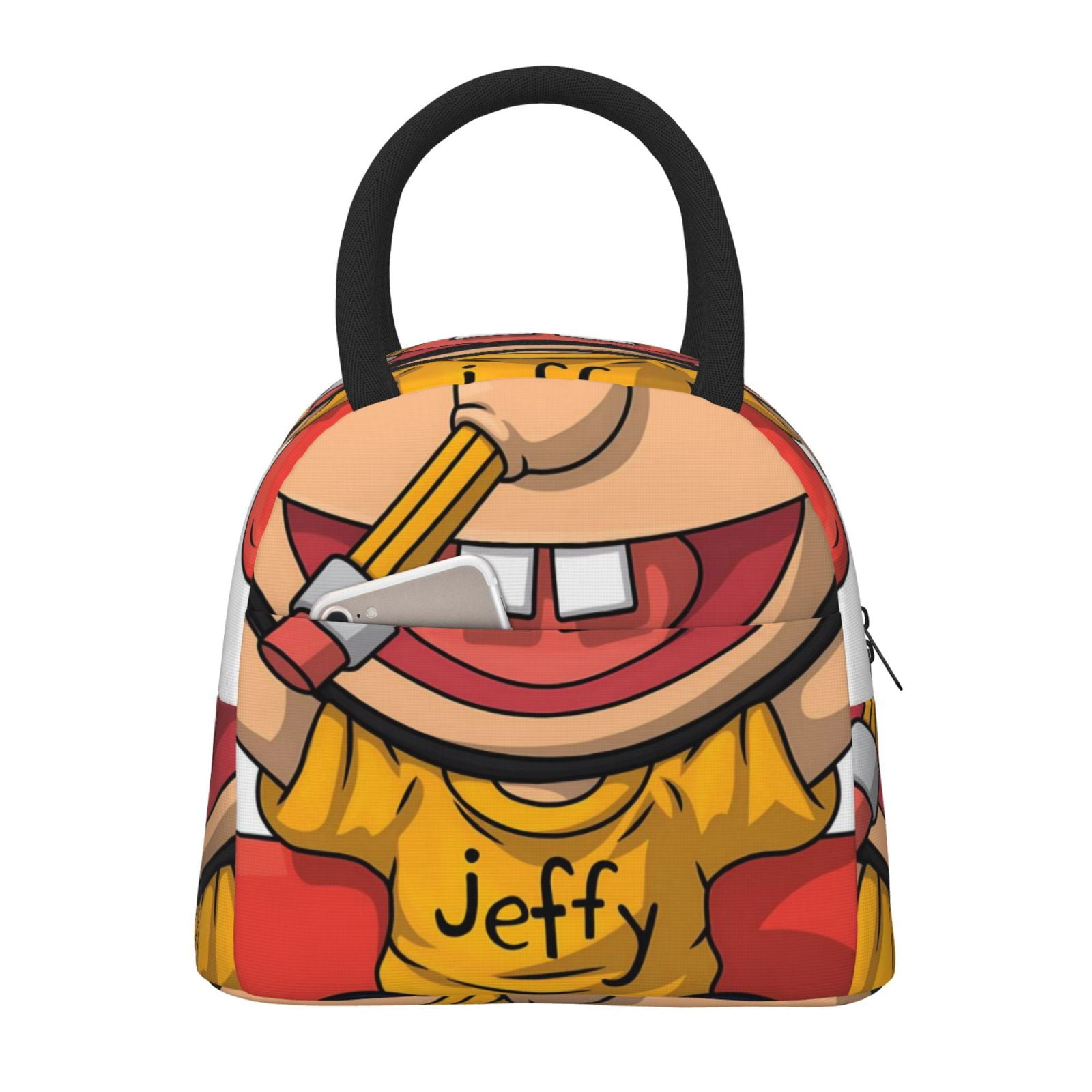 Lsque Sml Jeffy Print Lunch Bag, Insulated Lunch Box, Small Leakproof ...