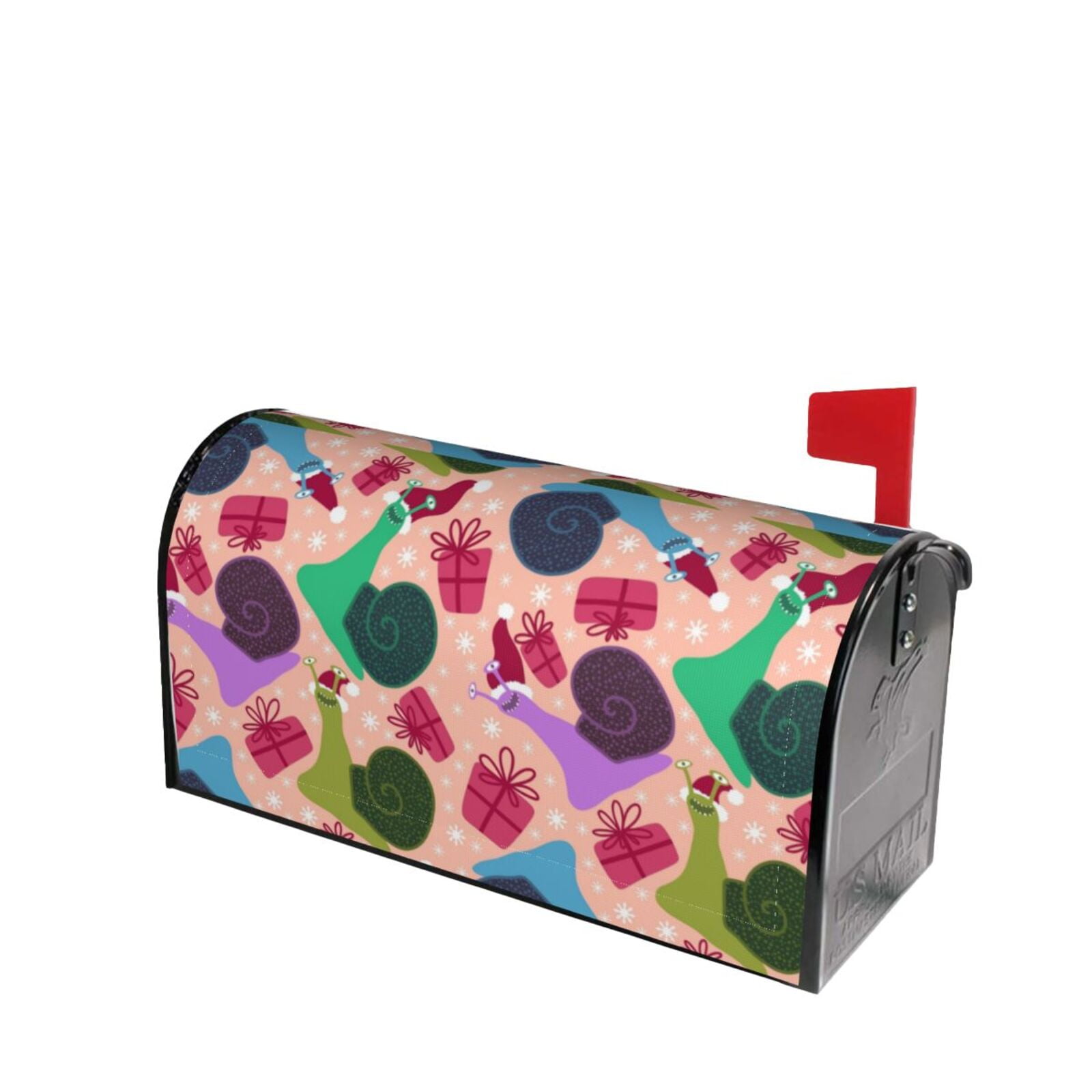 Lsque Snails Mailbox Cover Standard Size ,Magnetic Mailbox Covers Post ...