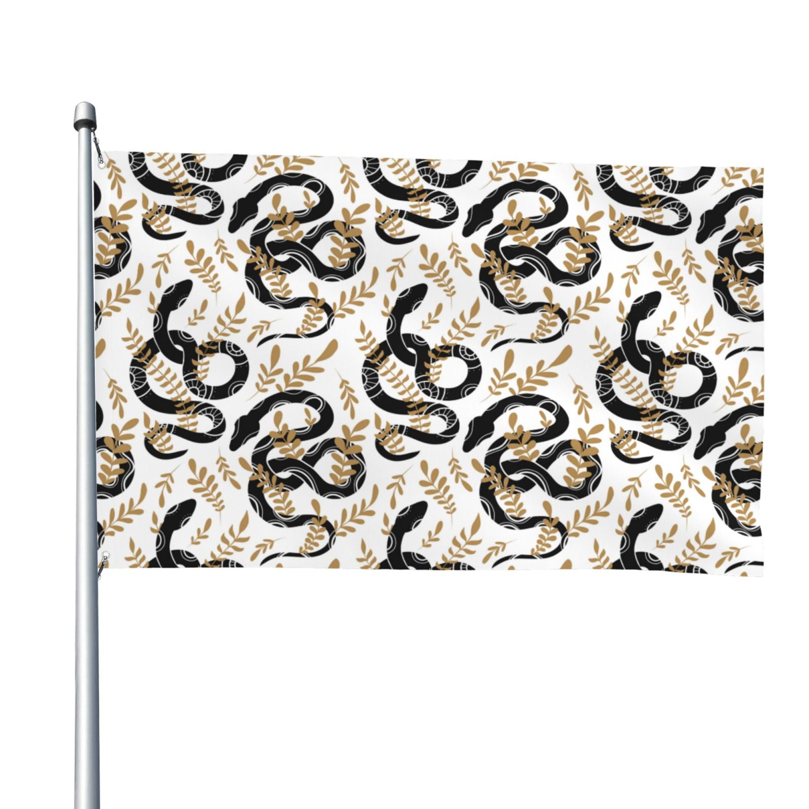 Lsque Snake Pattern Flag,Snake Printed Garden Flag 48 x 72 in - Double ...