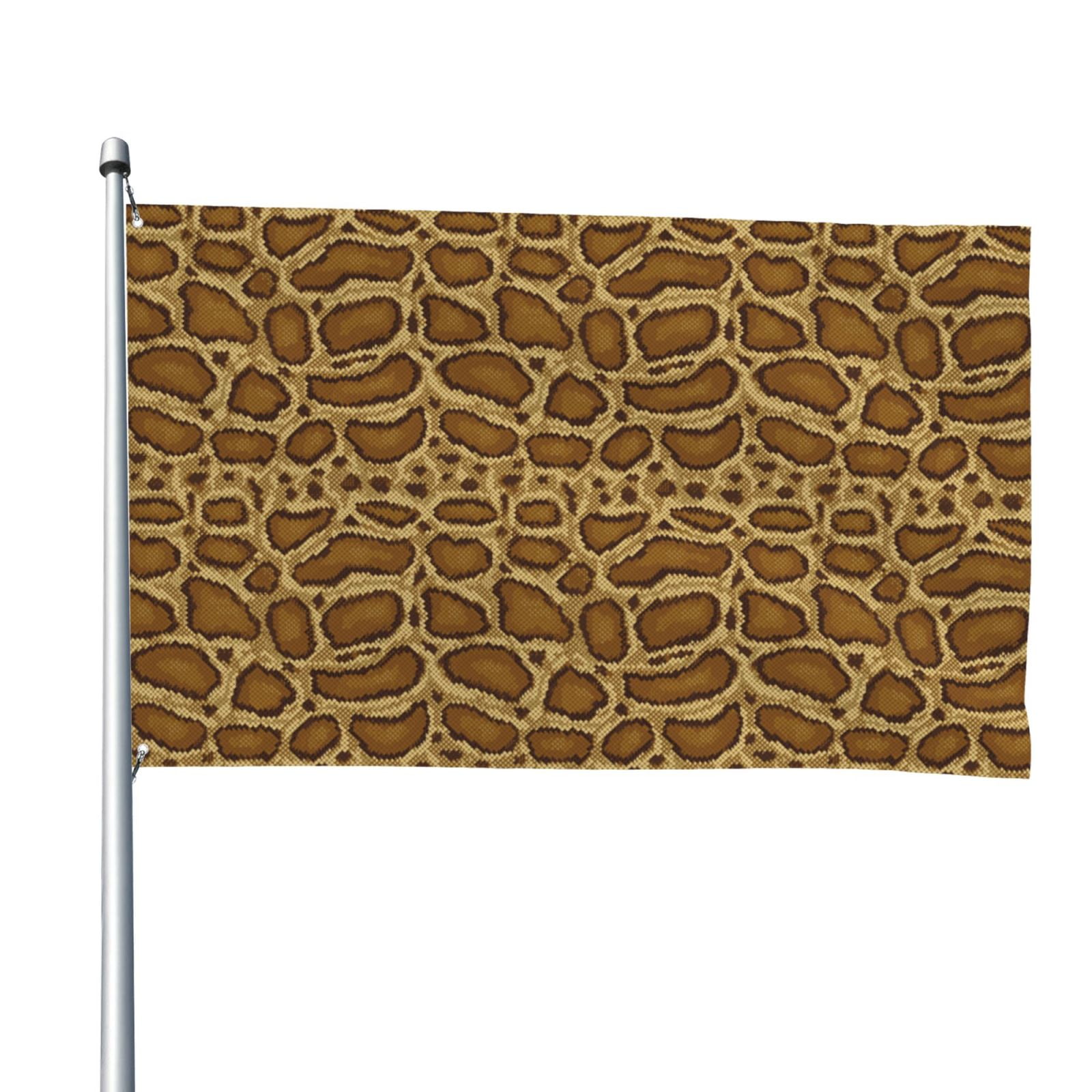 Lsque Snake Skin Pattern Flag,Snake Skin Printed Garden Flag 48 x 72 in ...