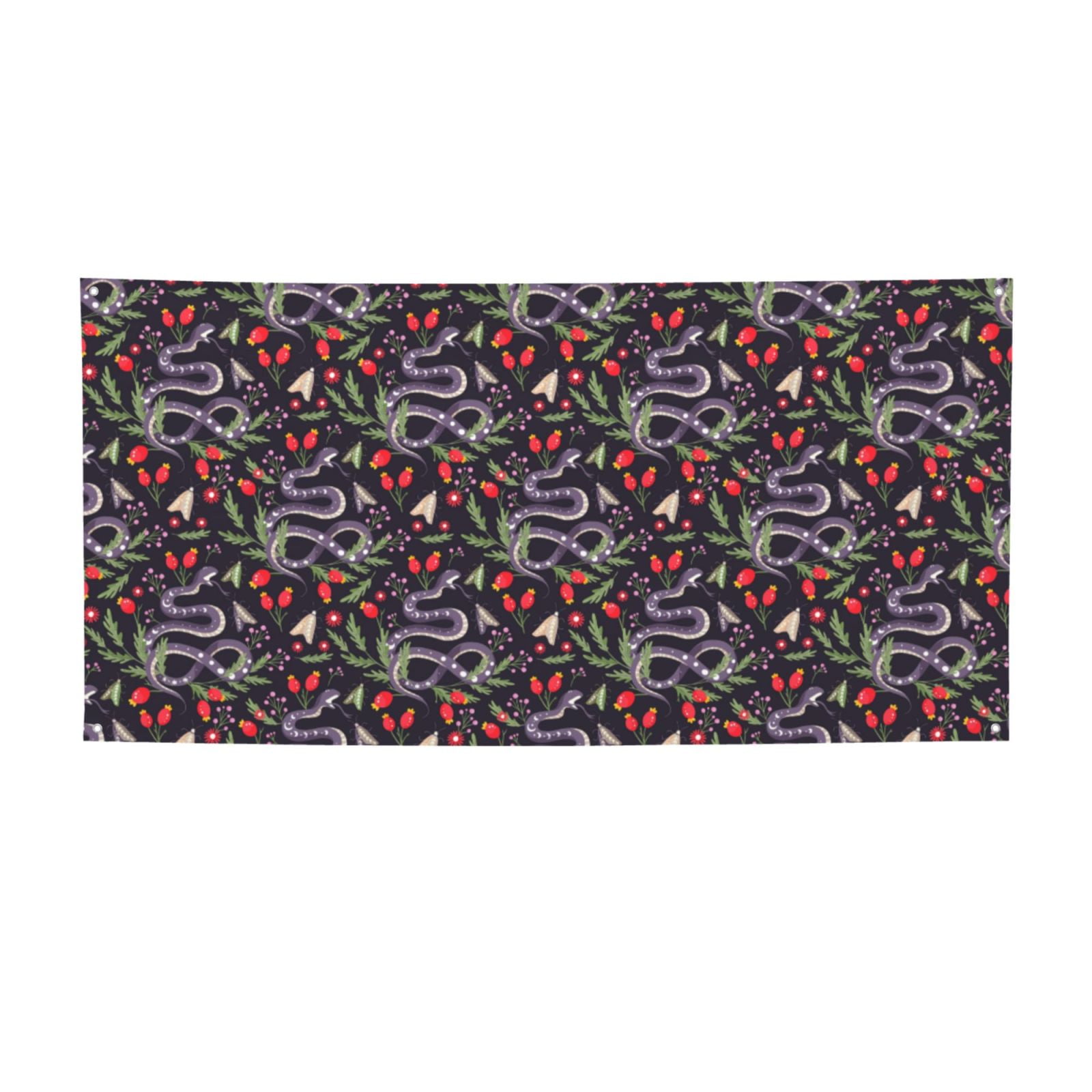 Lsque Snakes And Snake Fruit Pattern Party Banner, Festive Banner ...